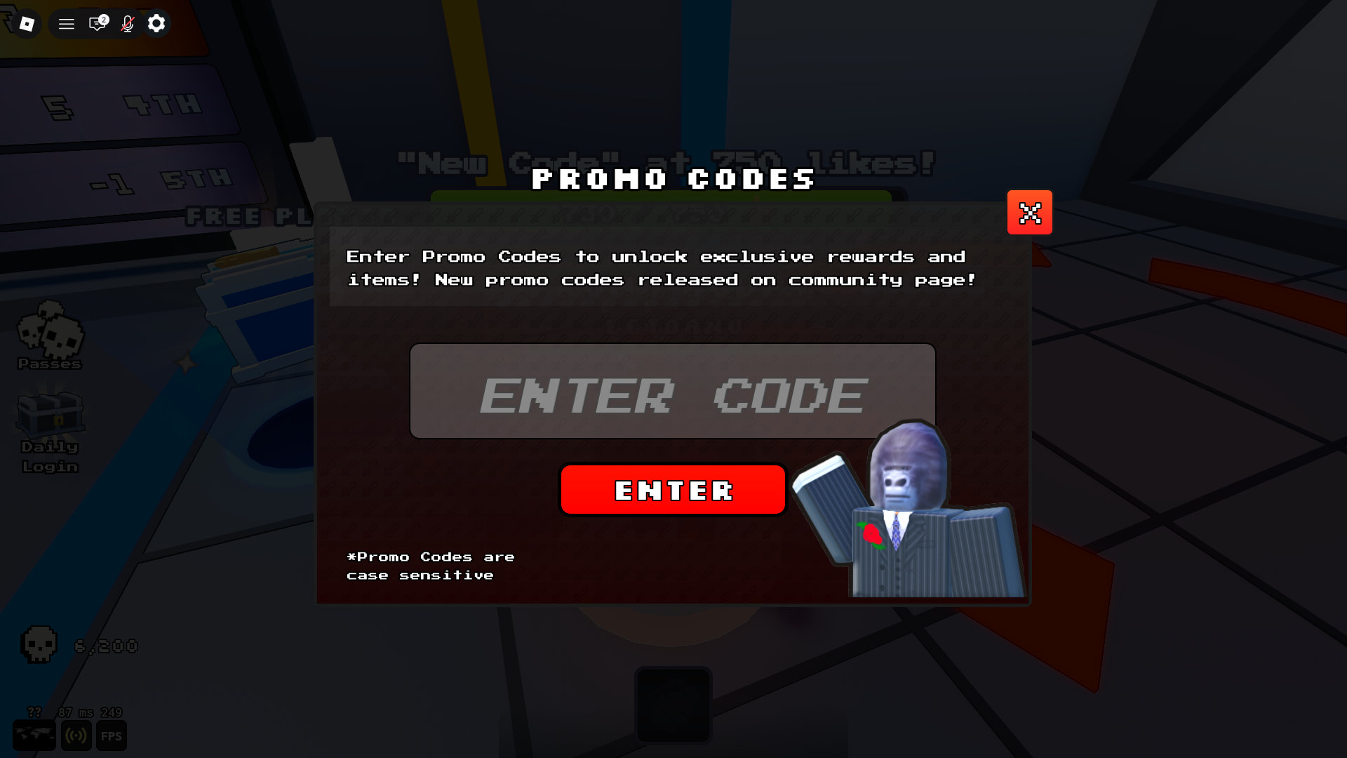 Player Select Codes (January 2026) - Deltia's Gaming