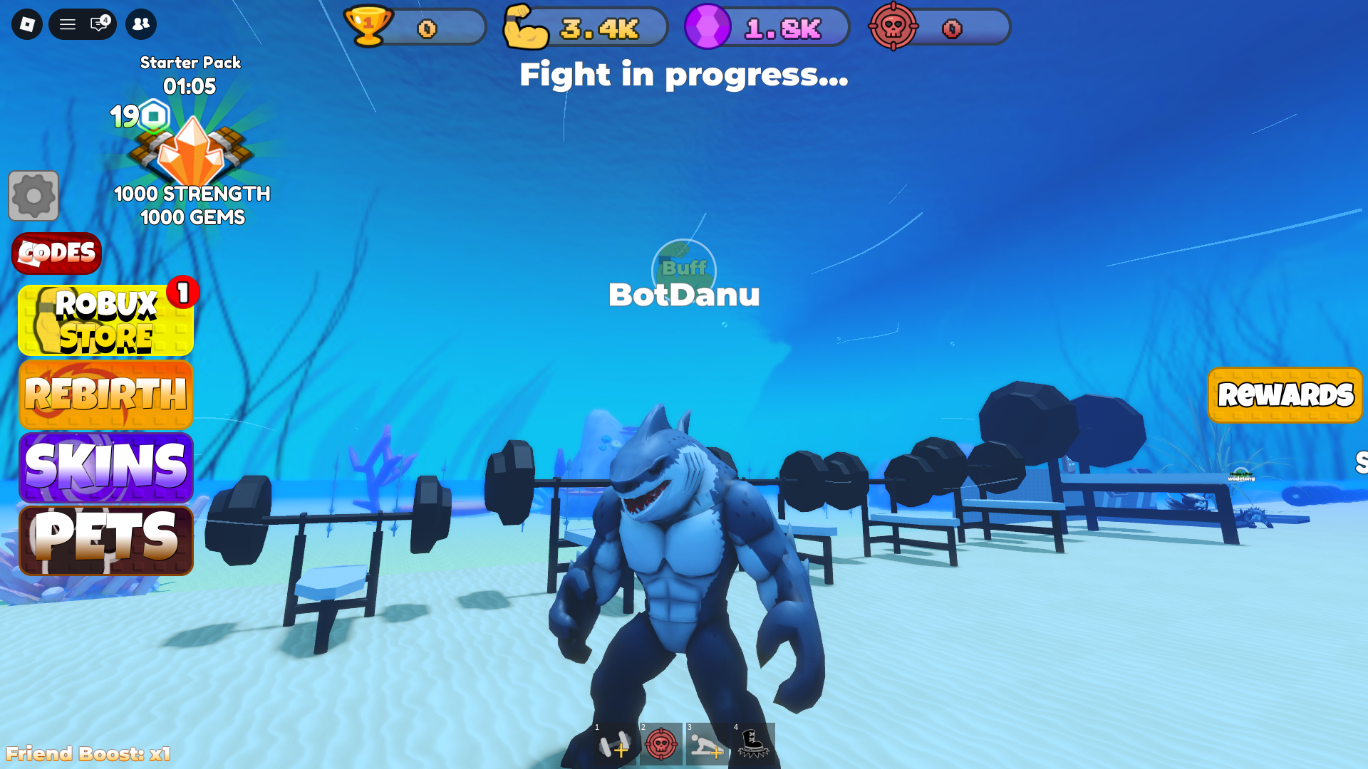 Shark Strength Simulator Codes (January 2026) - Deltia's Gaming