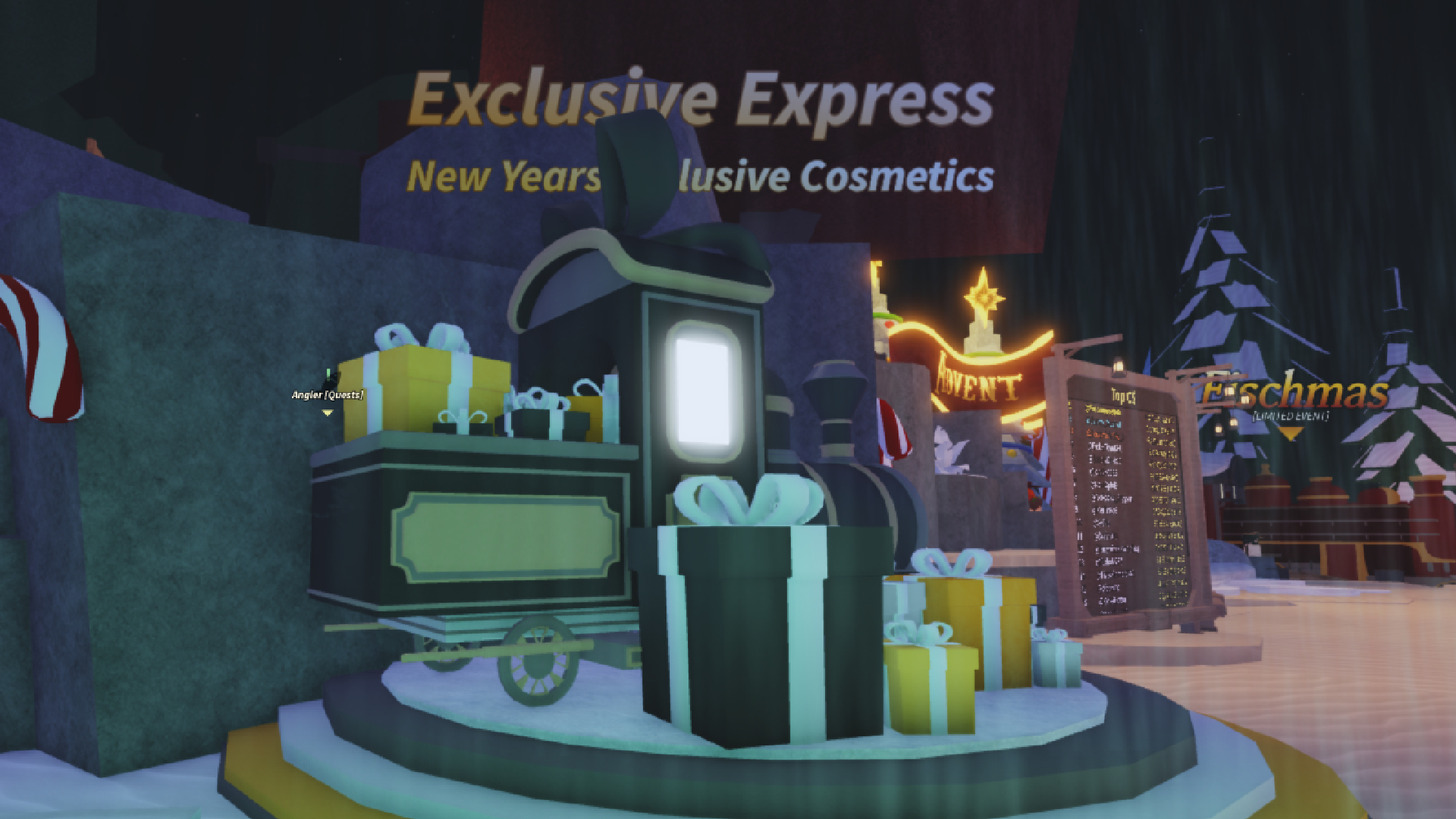 All Items in the Fisch New Year’s Exclusive Express - Deltia's Gaming