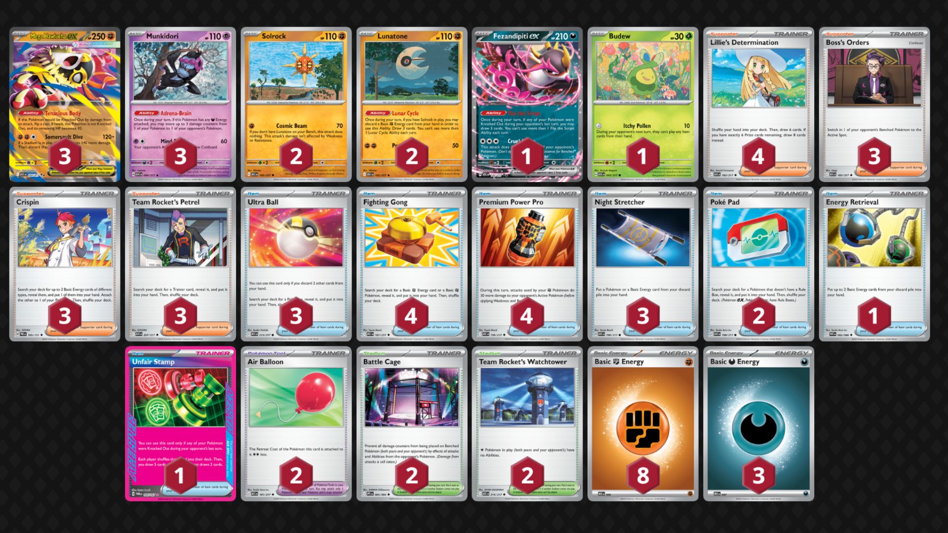 Pokemon TCG: Mega Hawlucha Ex Deck Guide (Ascended Heroes) - Deltia's ...