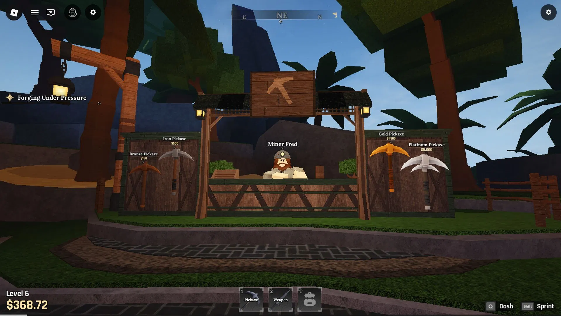 How To Get the Void Pickaxe in The Forge - Deltia's Gaming