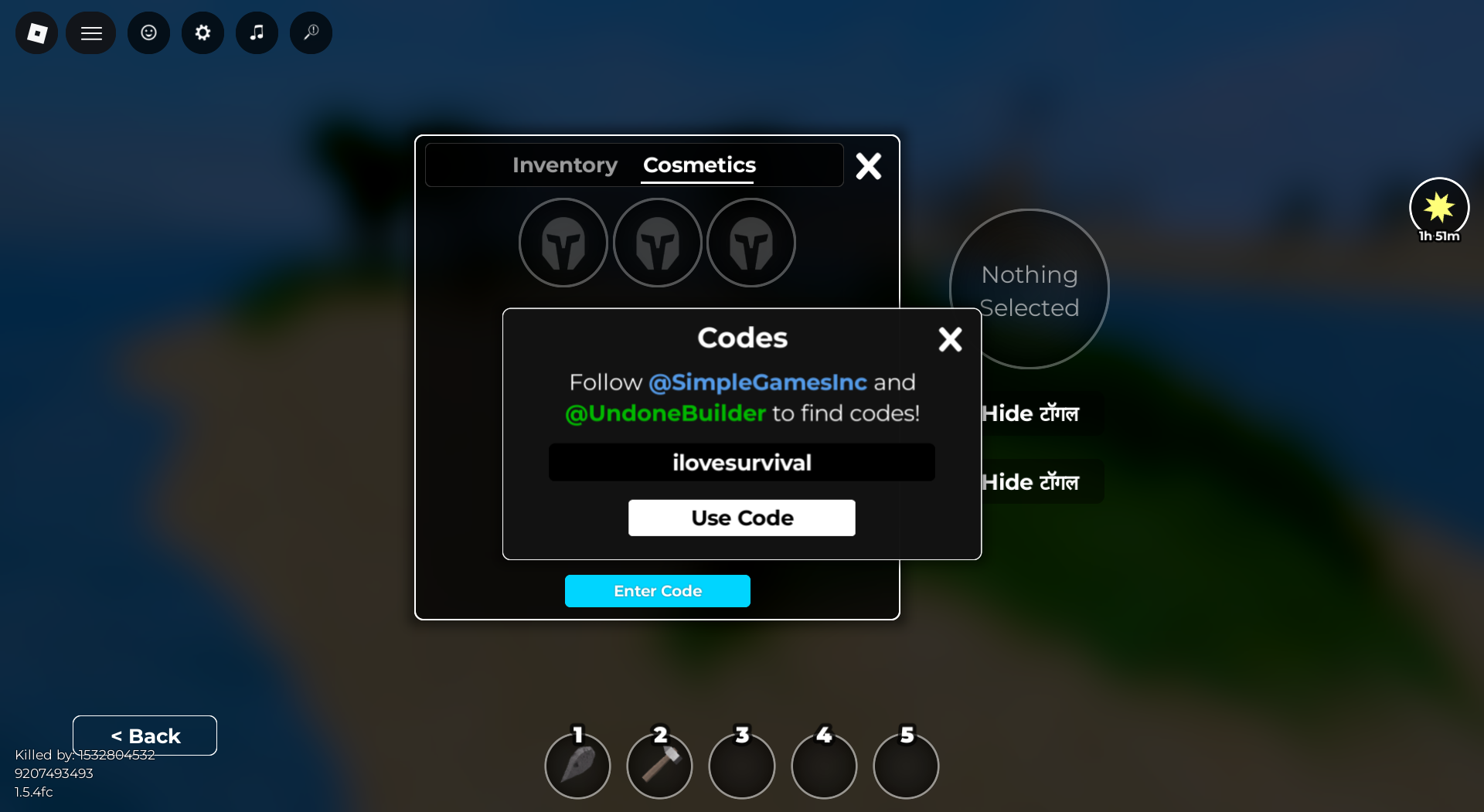 The Survival Game Codes (April 2026) - Deltia's Gaming