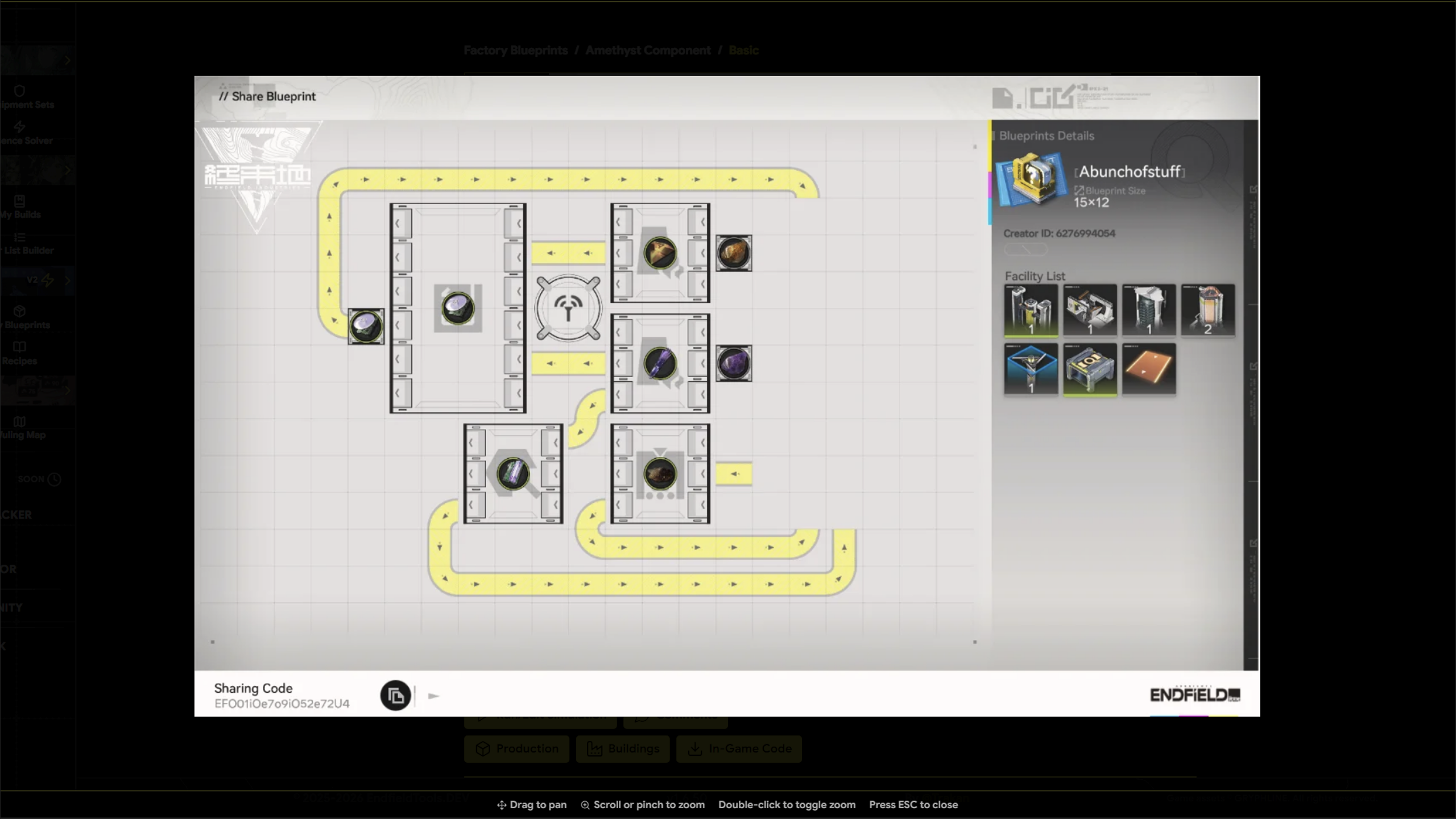 Arknights: Endfield Factory Blueprints and Codes - Deltia's Gaming