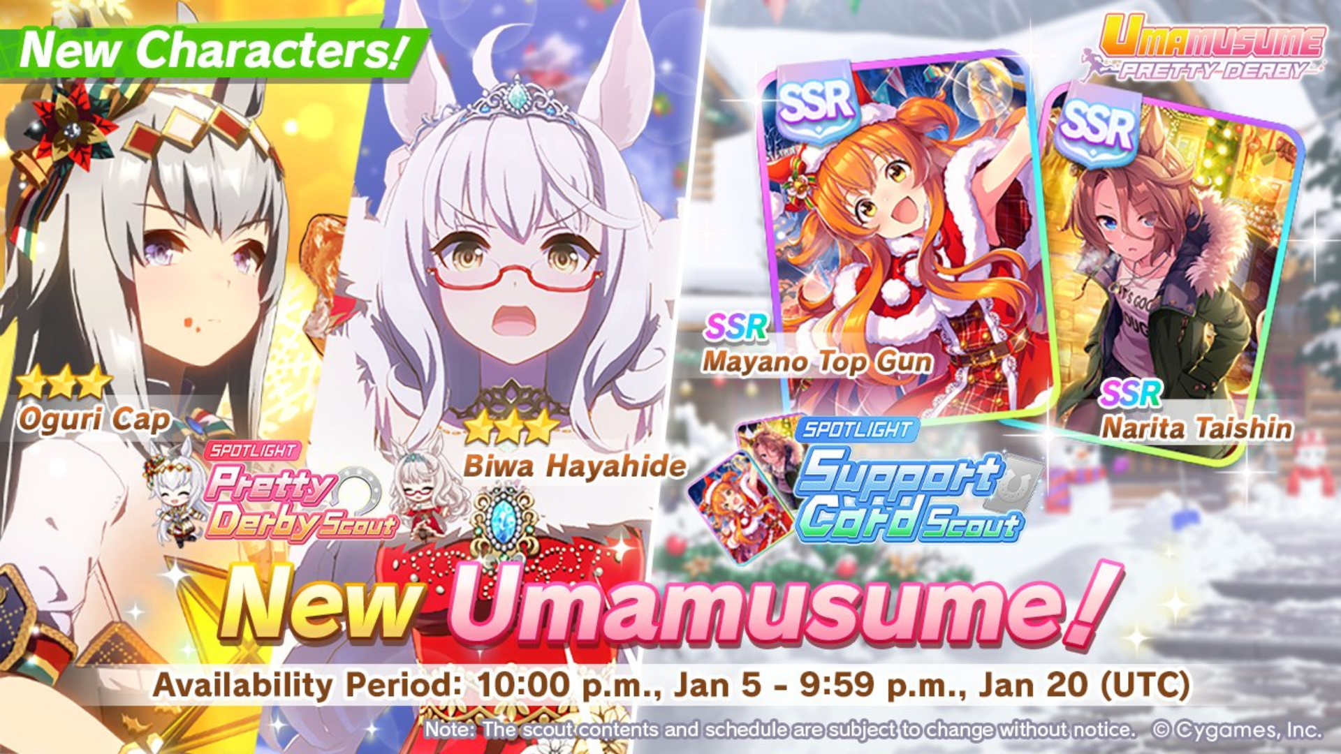 Umamusume Pretty Derby Upcoming Banners: Character and Support Card ...