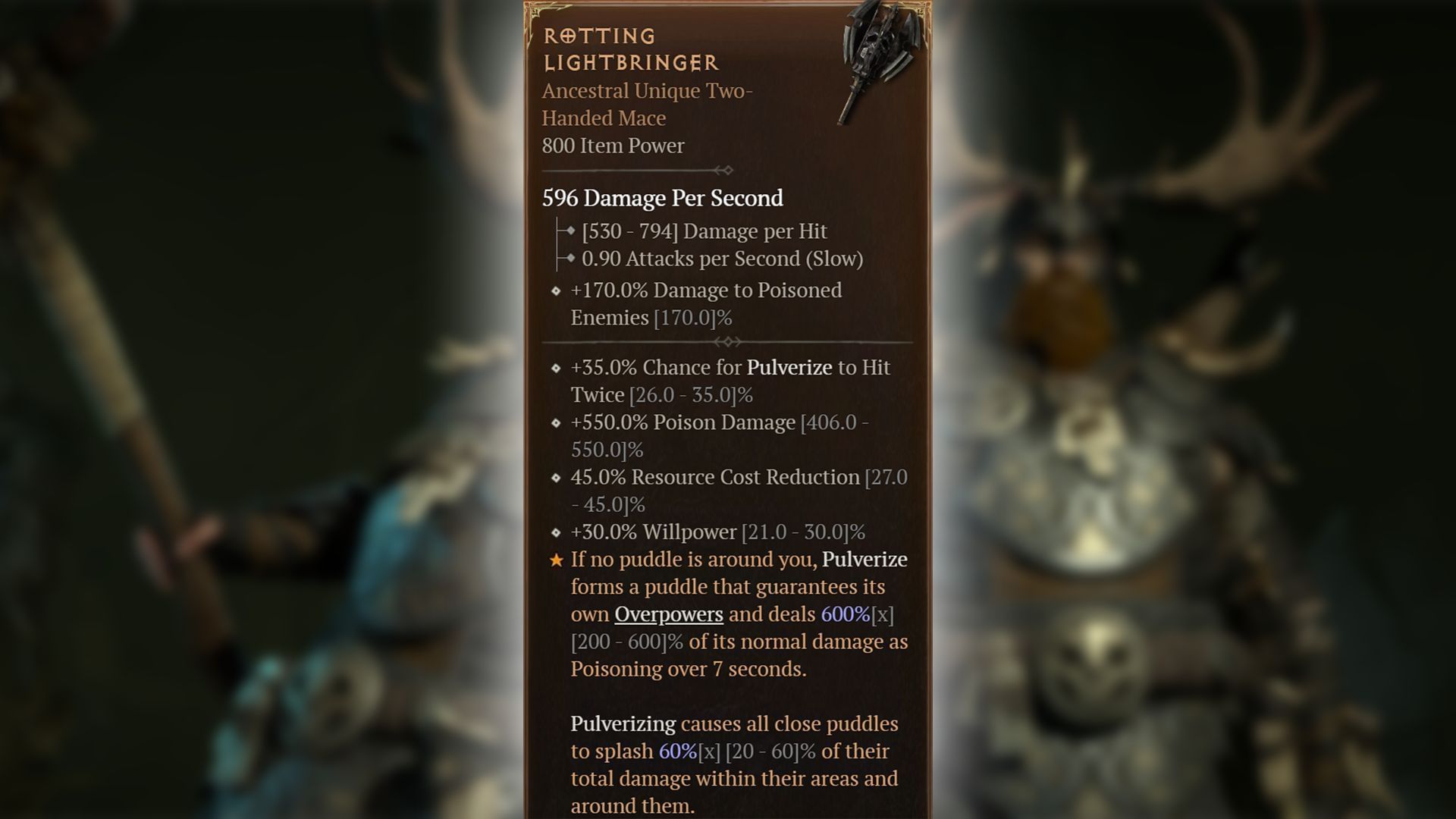 Diablo 4: Rotting Lightbringer Drop Location and Effects - Deltia's Gaming