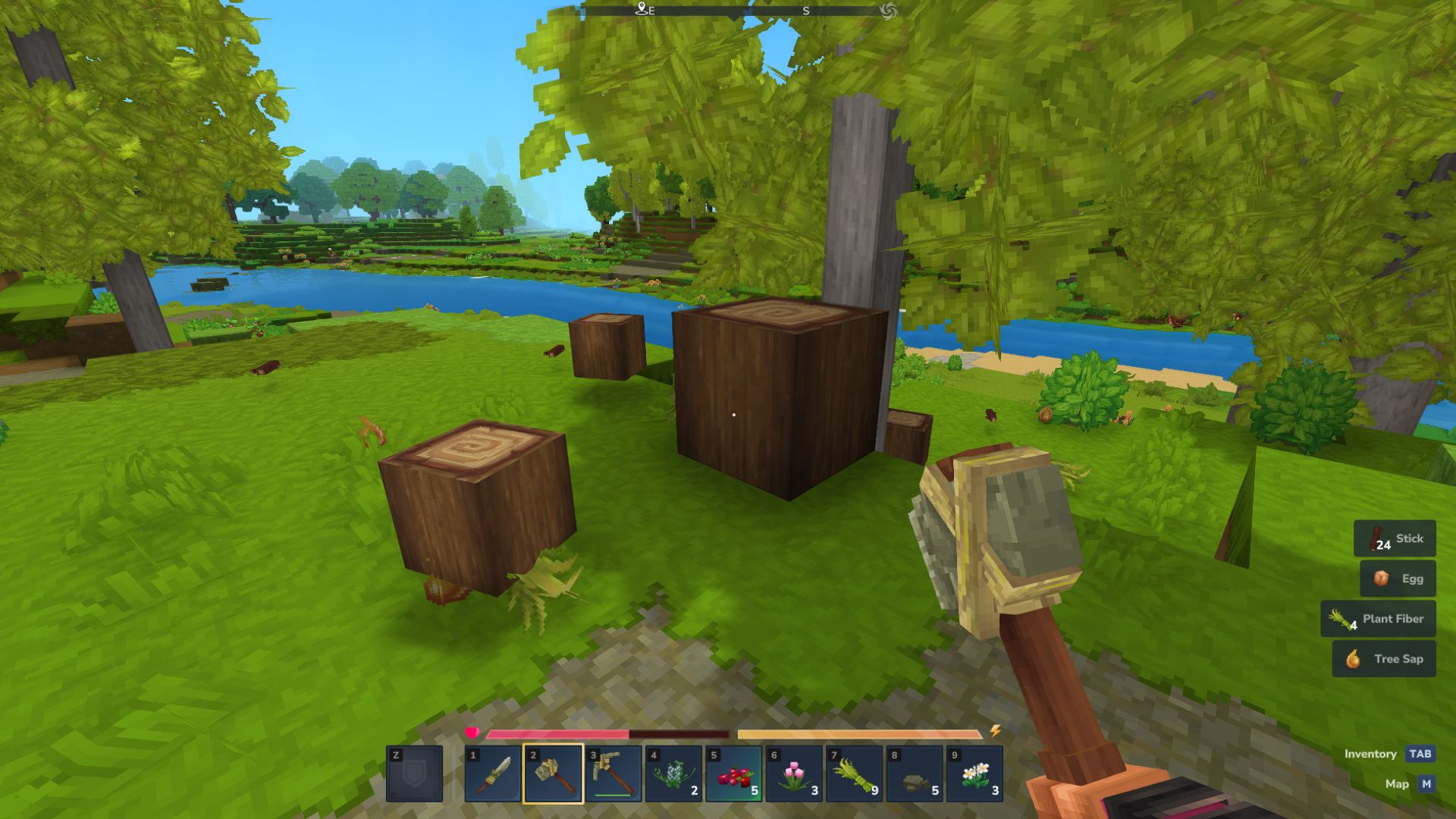 Hytale: How To Make and Use Torch - Deltia's Gaming