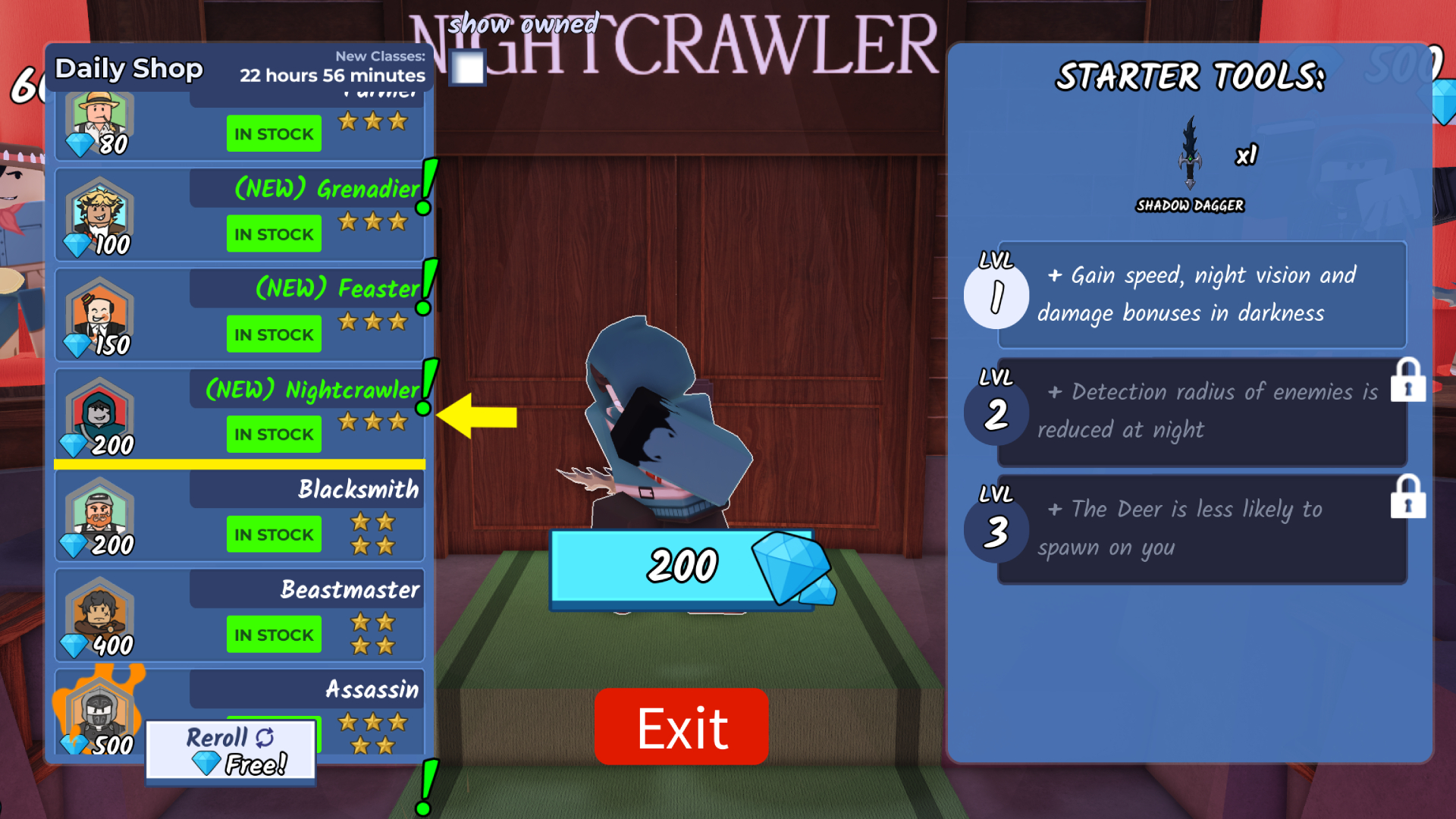 99 Nights in the Forest Nightcrawler Class Guide - Deltia's Gaming