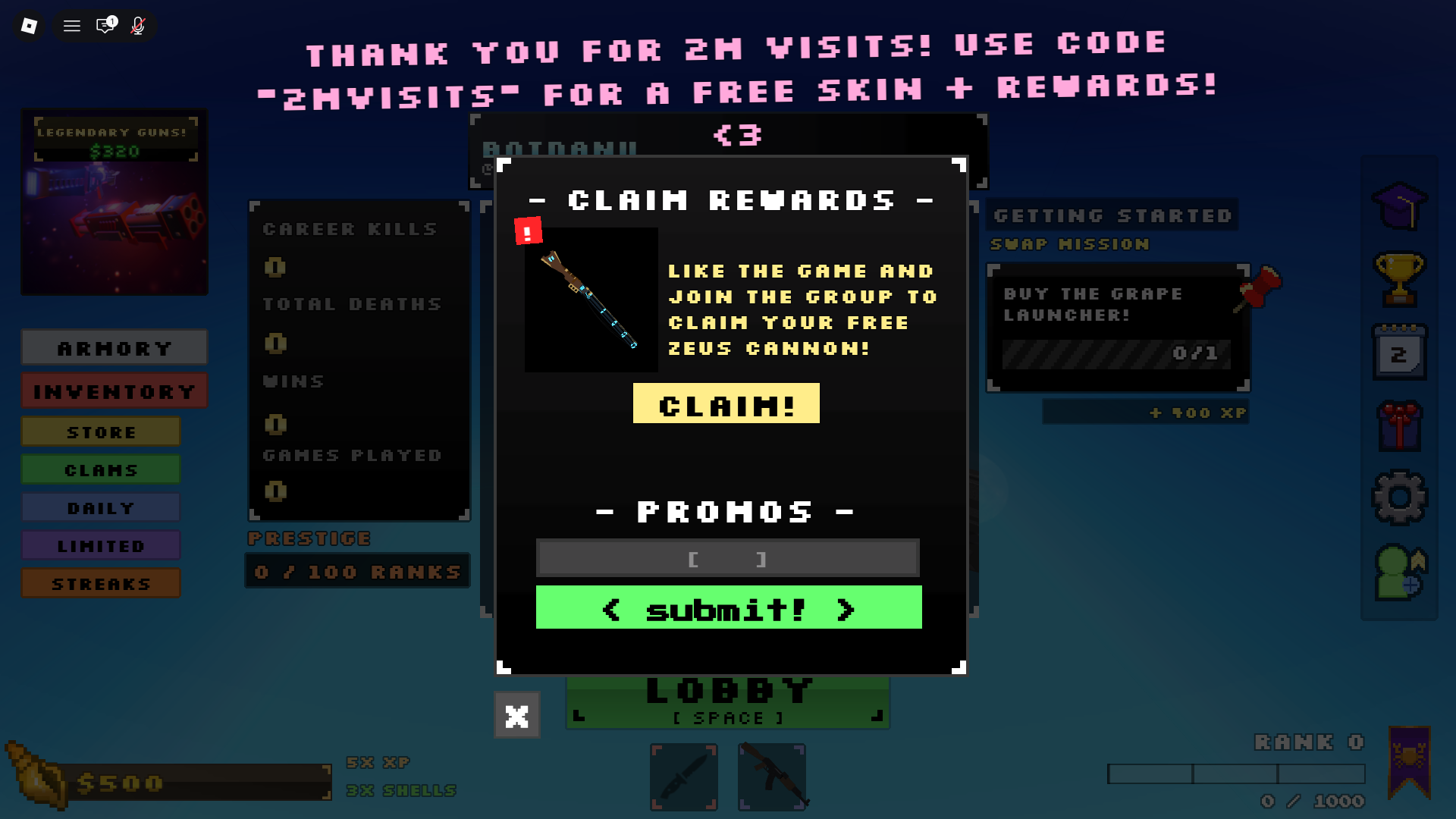 Crab Royale Codes (April 2026) - Deltia's Gaming
