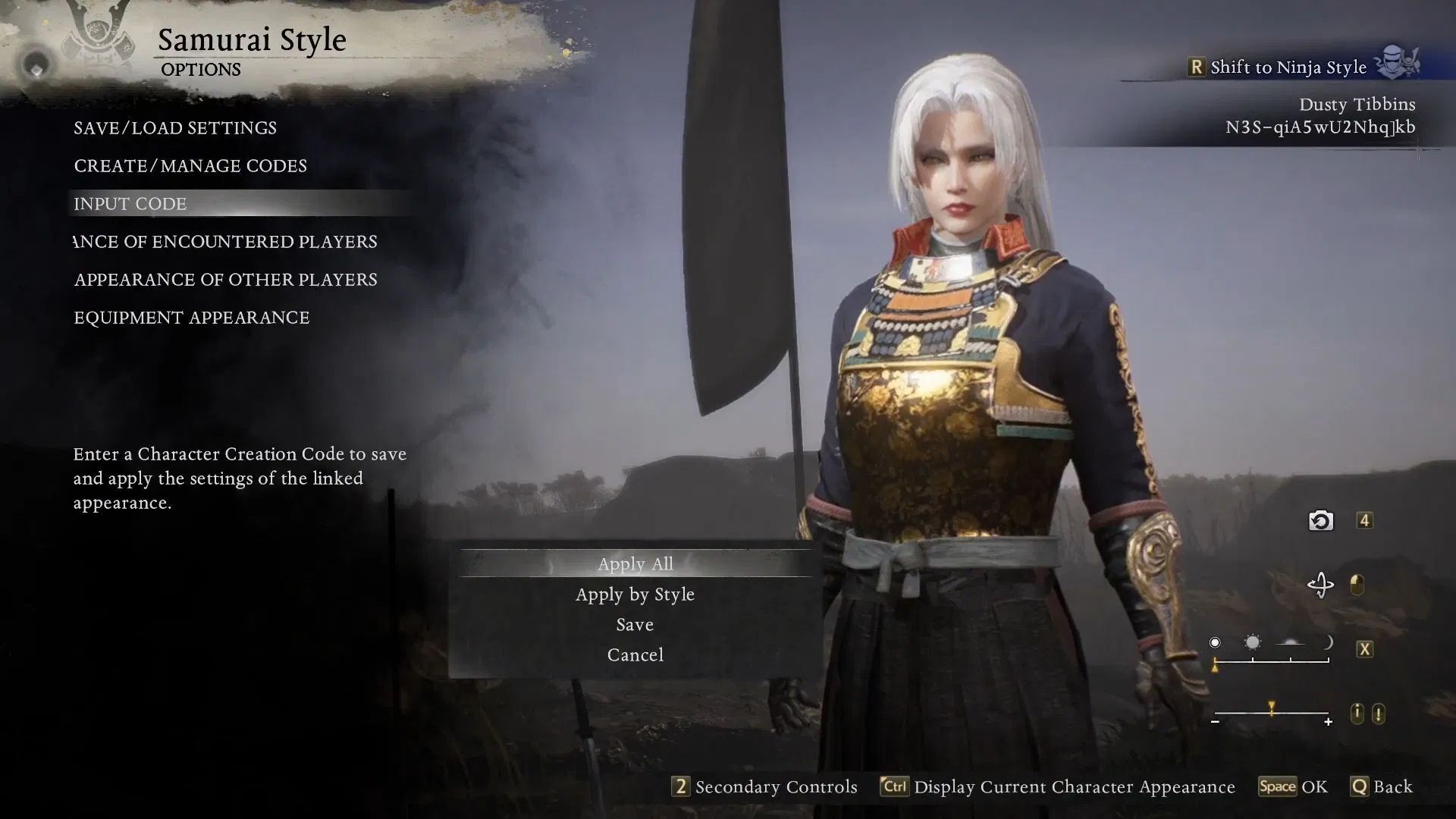 Nioh 3: Best Character Customization Codes - Deltia's Gaming