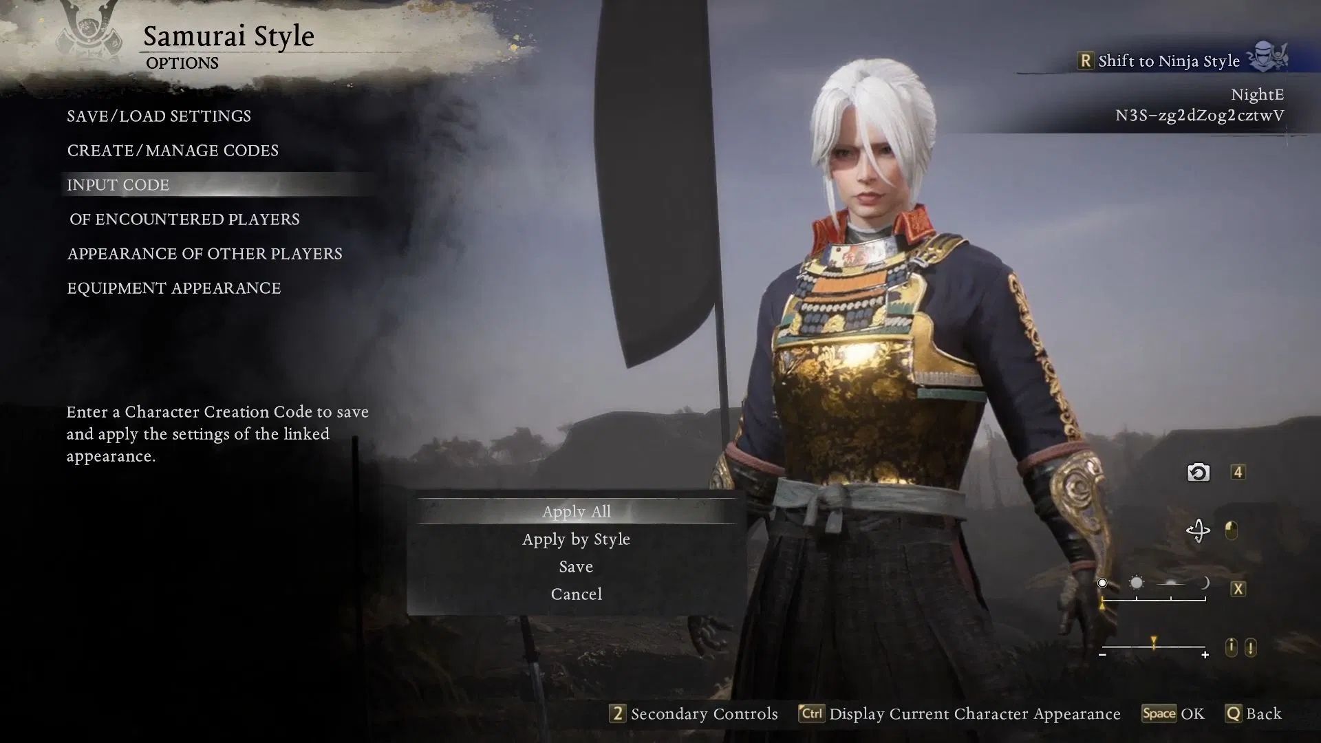 Nioh 3: Best Character Customization Codes - Deltia's Gaming