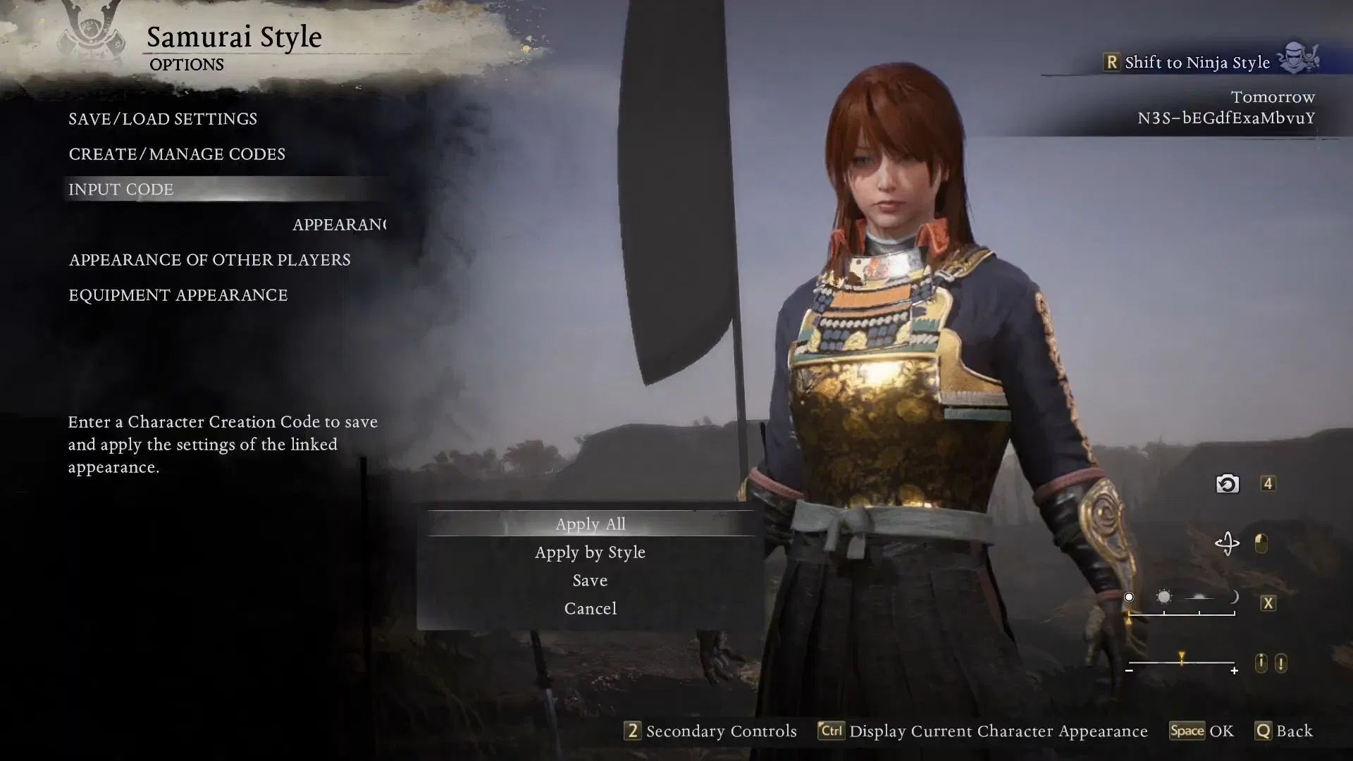 Nioh 3: Best Character Customization Codes - Deltia's Gaming