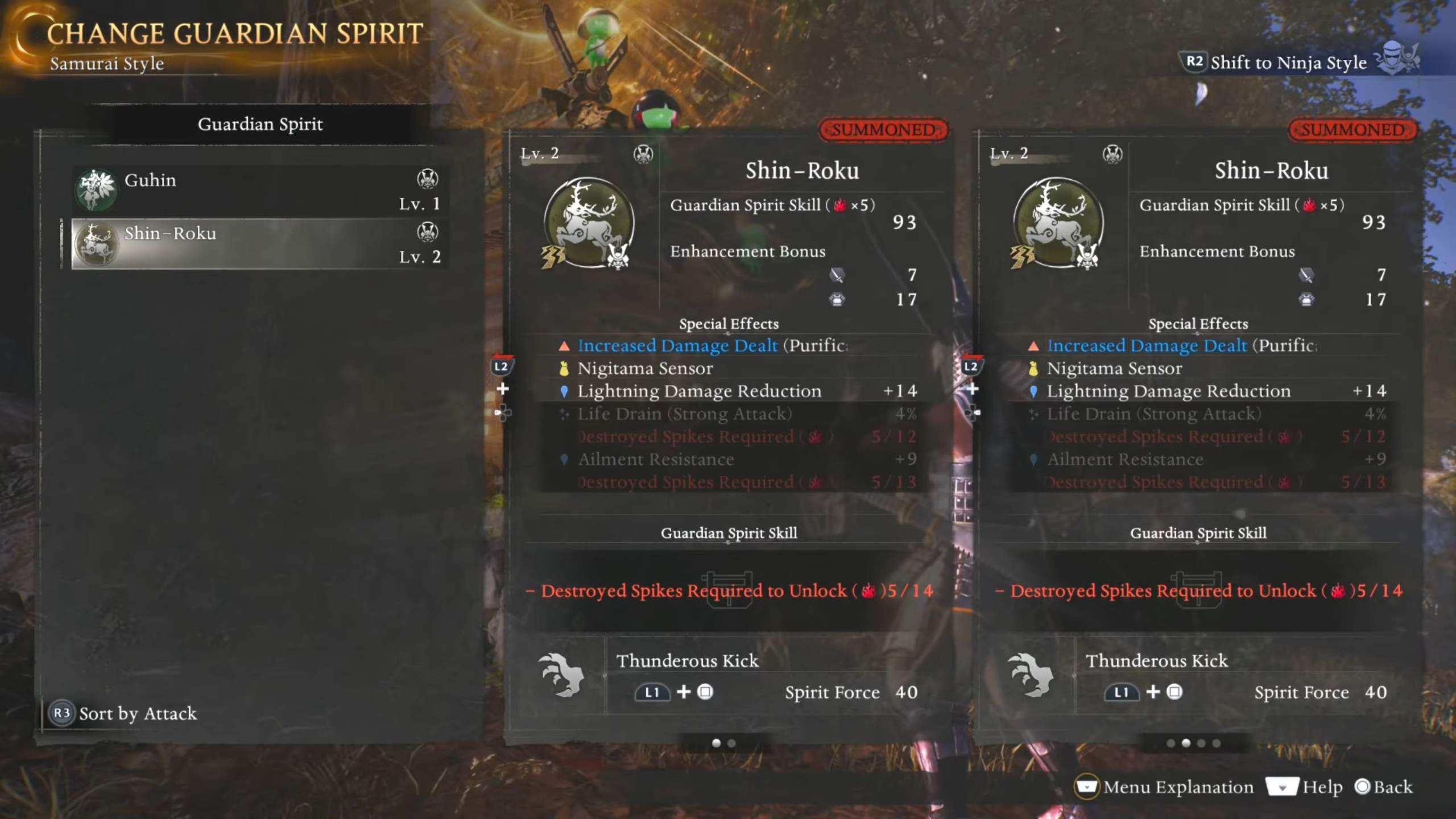 Nioh 3: How To Upgrade Guardian Spirits - Deltia's Gaming