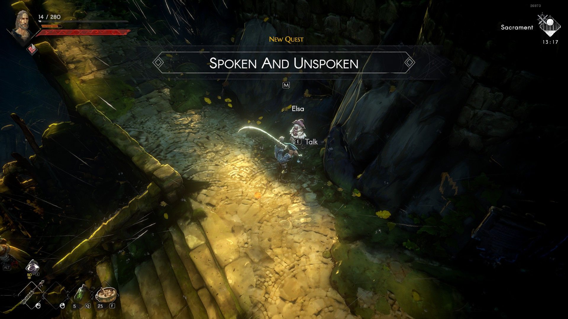 No Rest For the Wicked: Spoken and Unspoken Walkthrough - Deltia's Gaming