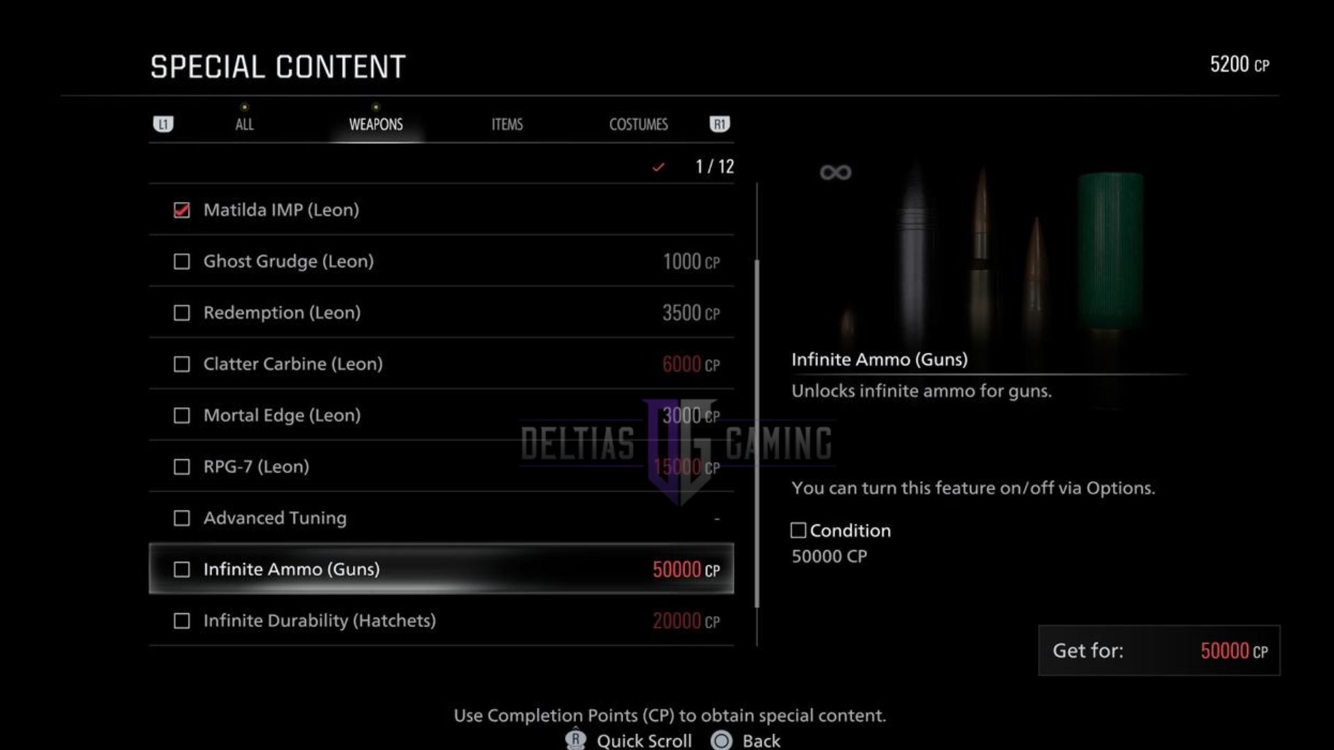 Resident Evil Requiem: Infinite Ammo Guide - Deltia's Gaming