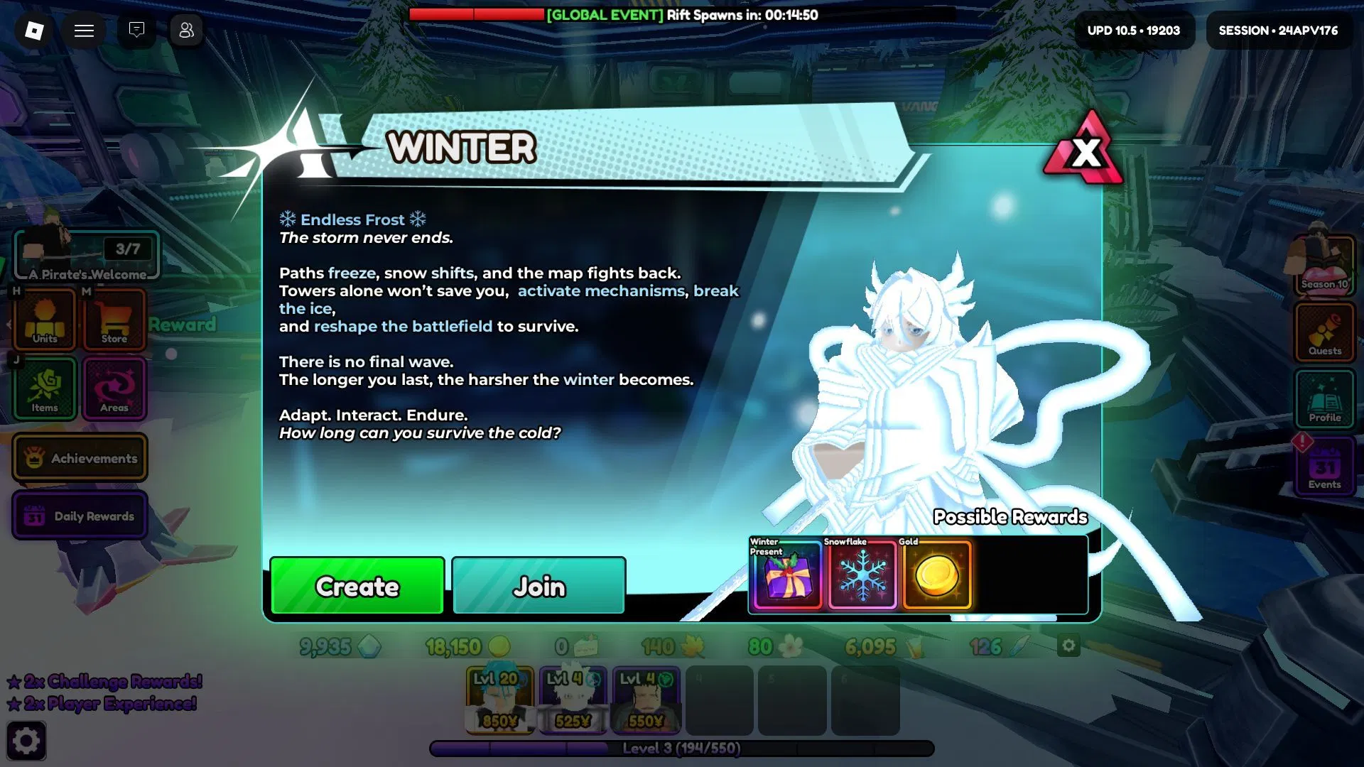 Anime Vanguards Winter Event Guide - Deltia's Gaming