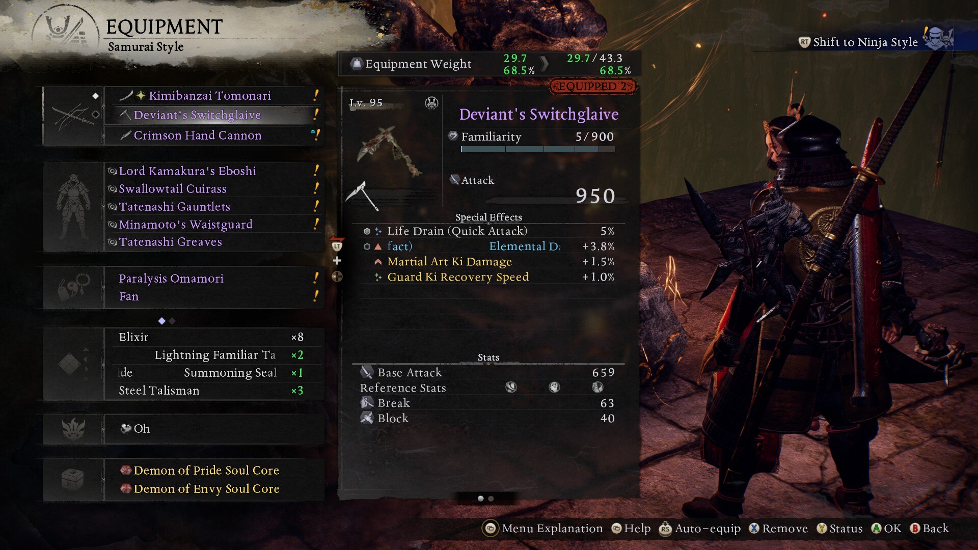 Nioh 3: Best Switchglaive Build Guide - Deltia's Gaming
