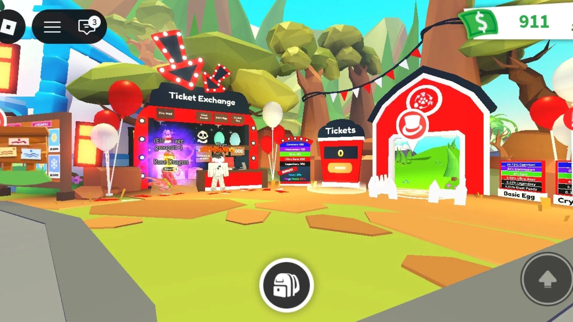 All Ticket Rewards in Adopt Me - Deltia's Gaming
