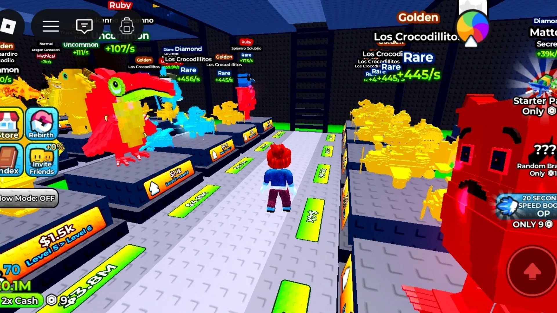 All Brainrots in Run For Brainrots - Deltia's Gaming