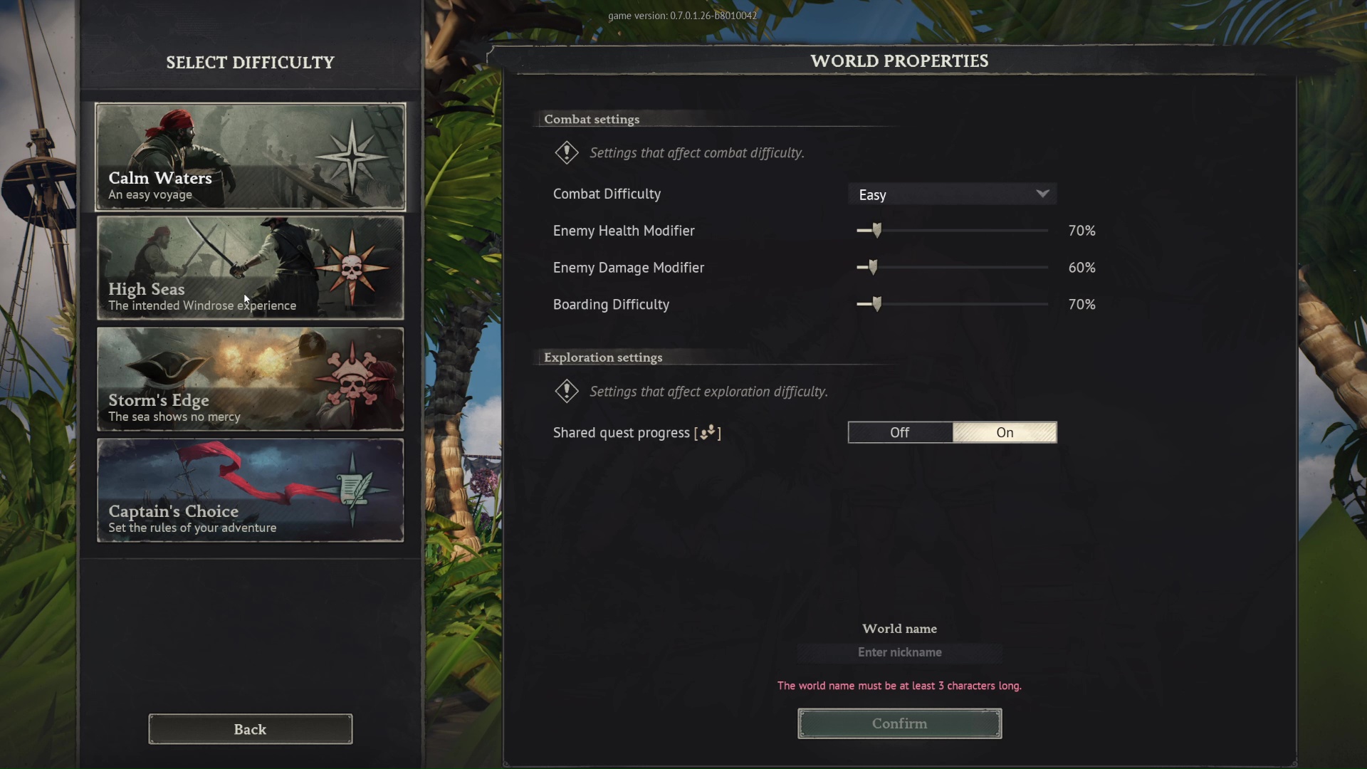 Windrose: All Difficulty Settings Explained - Deltia's Gaming