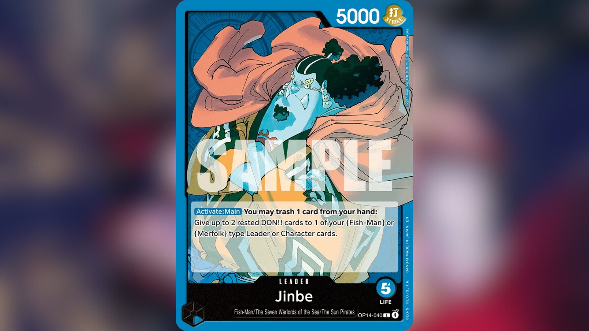One Piece TCG: Blue Jinbe Deck Guide - Deltia's Gaming