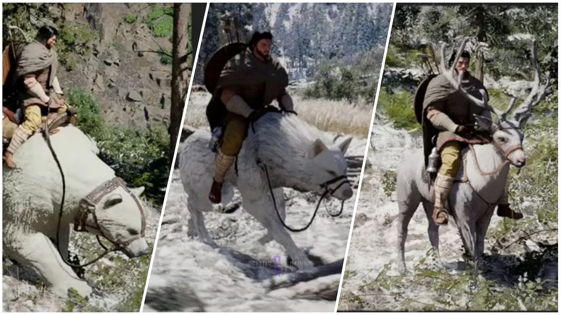Crimson Desert How To Get White Bear, Silver Fang, Snowwhite Deer ...