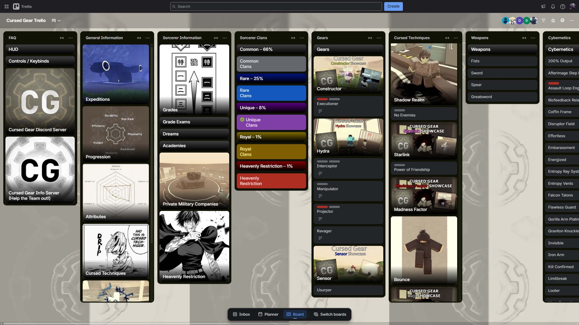 How To Join Cursed Gear Official Discord And Trello - Deltia's Gaming