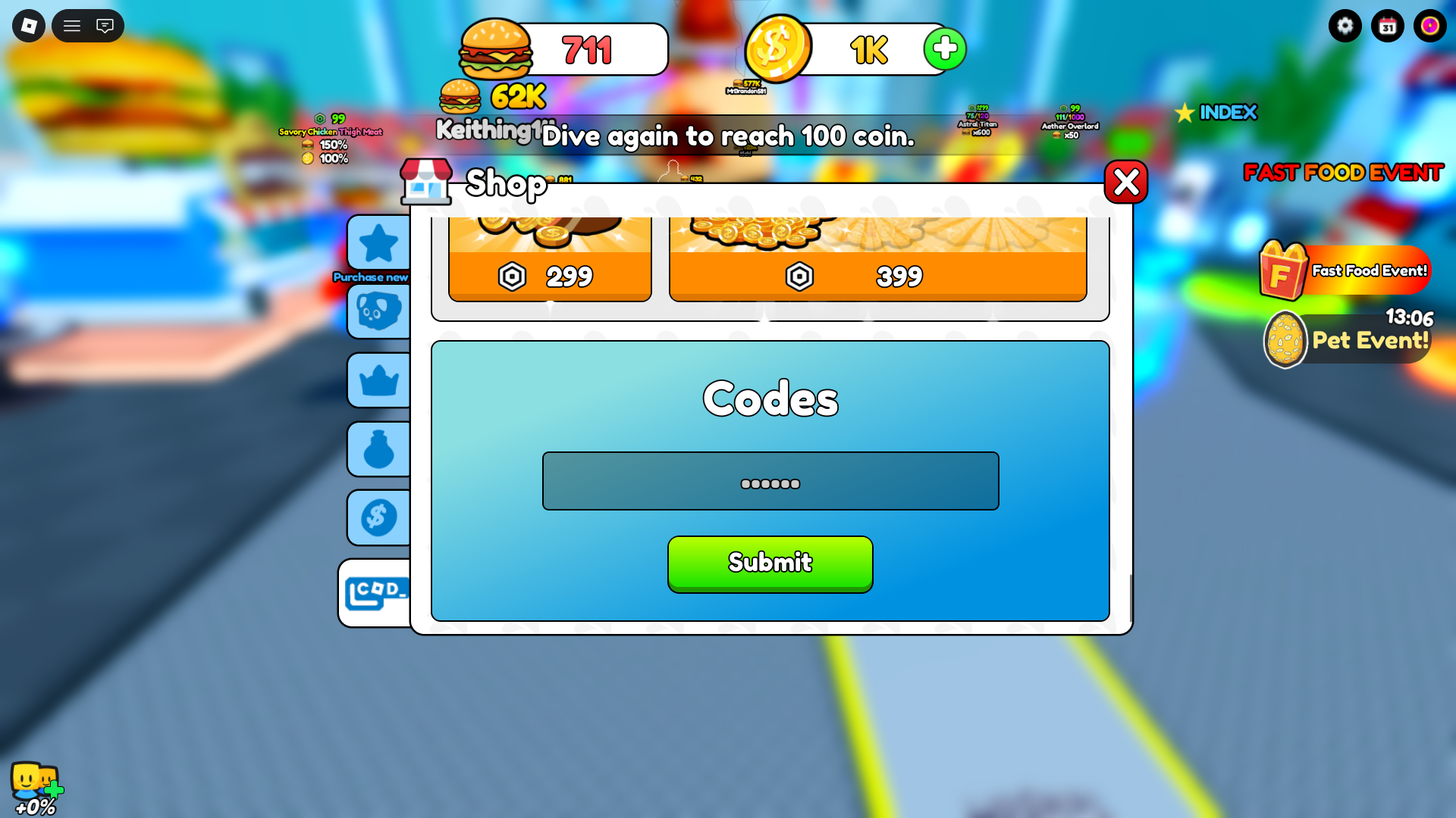 Get Fat to Splash Codes (March 2026) - Deltia's Gaming