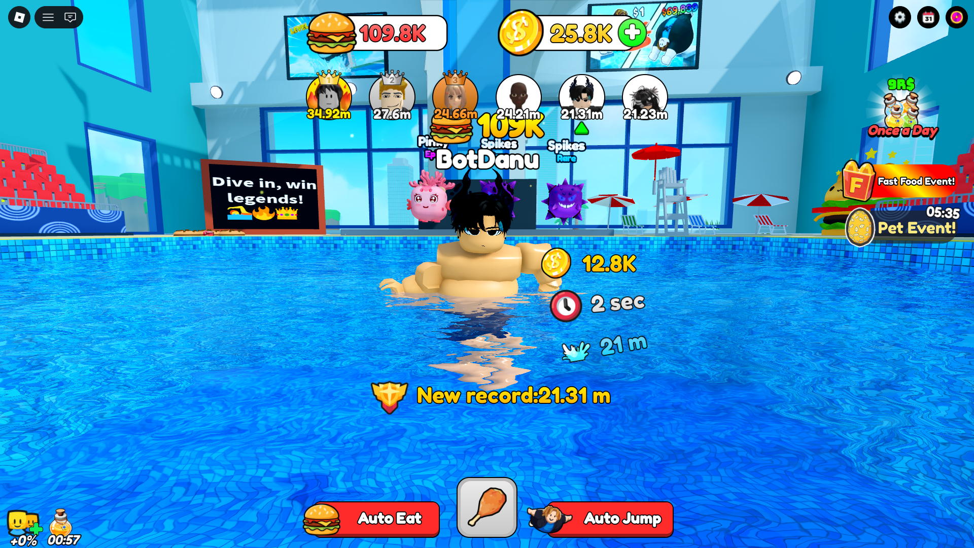 Get Fat to Splash Codes (March 2026) - Deltia's Gaming