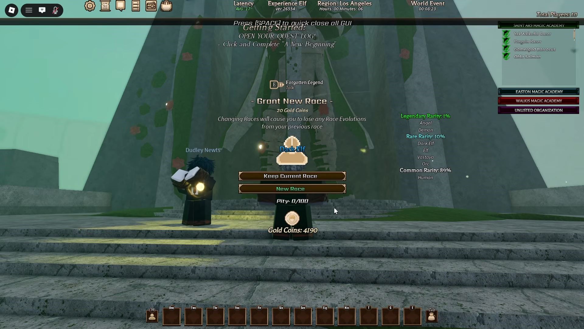 All Races in Mashle Academy - Deltia's Gaming