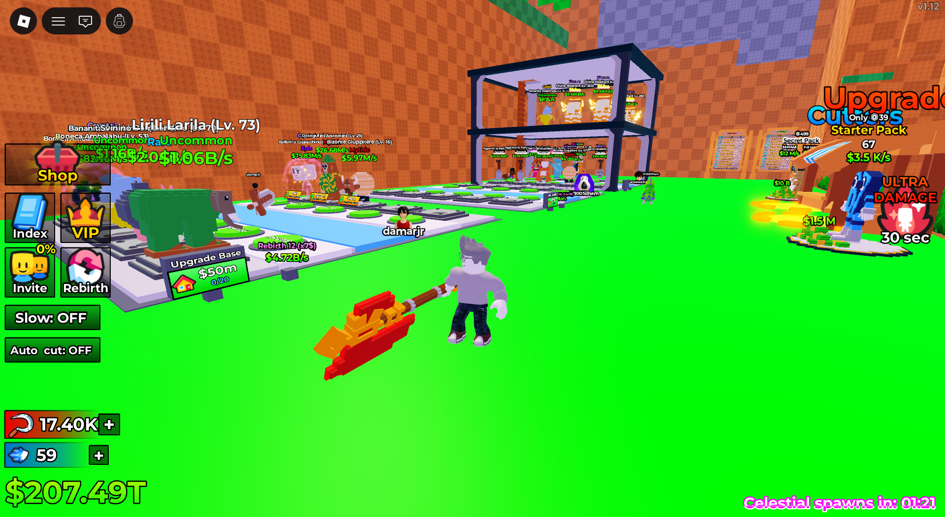 All Cutters in Cut Grass for Brainrots - Deltia's Gaming
