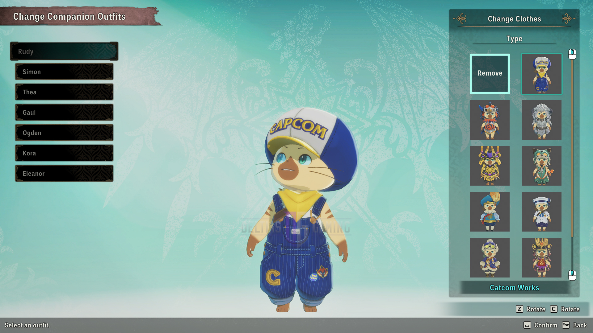 How To Get Catcom Works Rudy Outfit in Monster Hunter Stories 3 ...