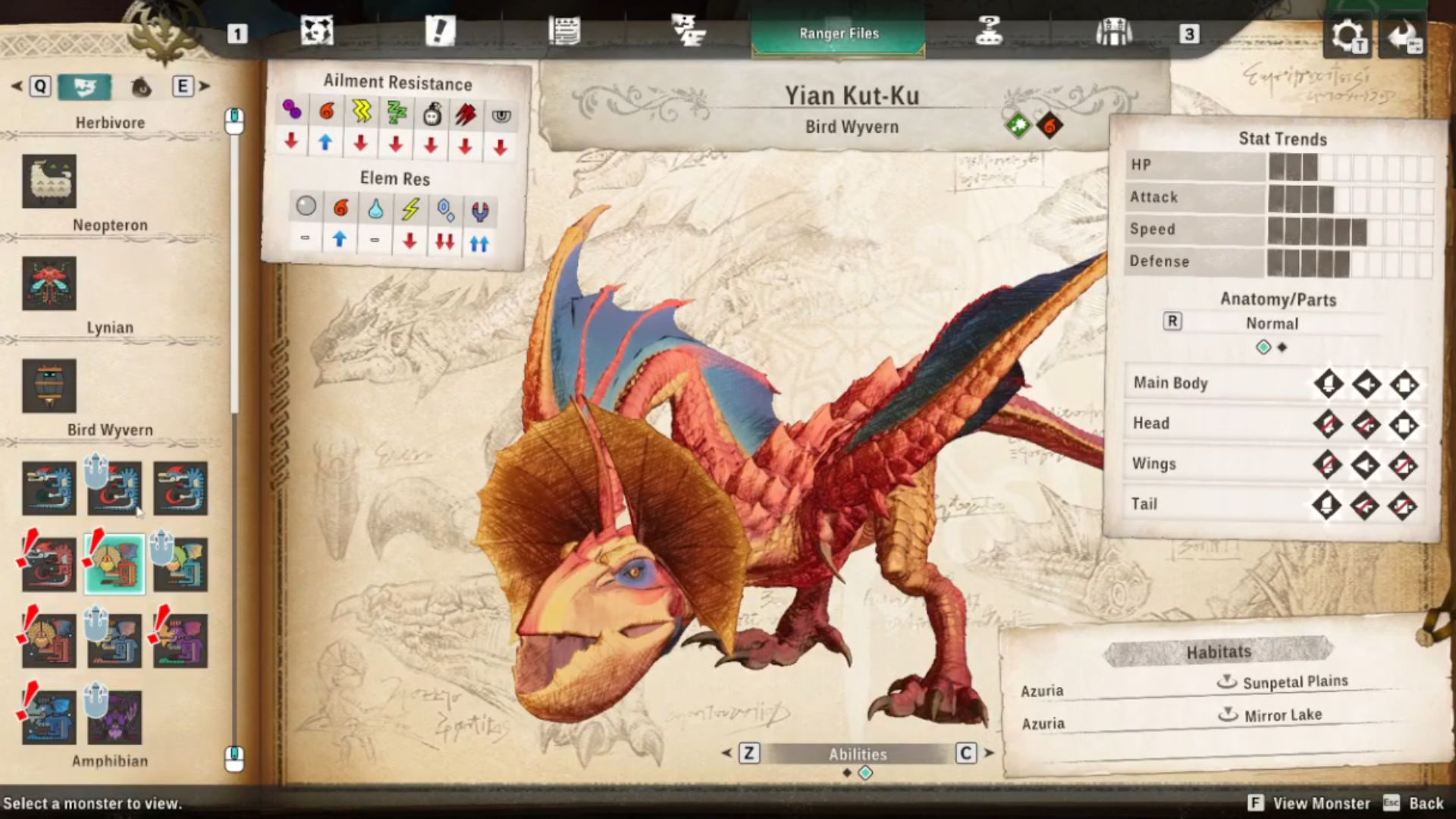 Monster Hunter Stories 3 Yian Kut-Ku: How To Get, Stats, and Variants ...