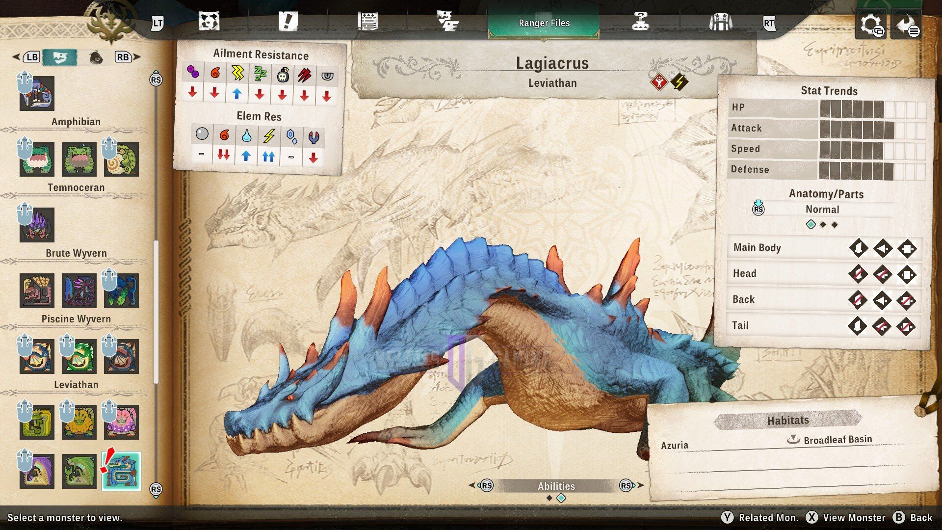 Monster Hunter Stories 3 Lagiacrus: How To Get, Stats, and Variants ...