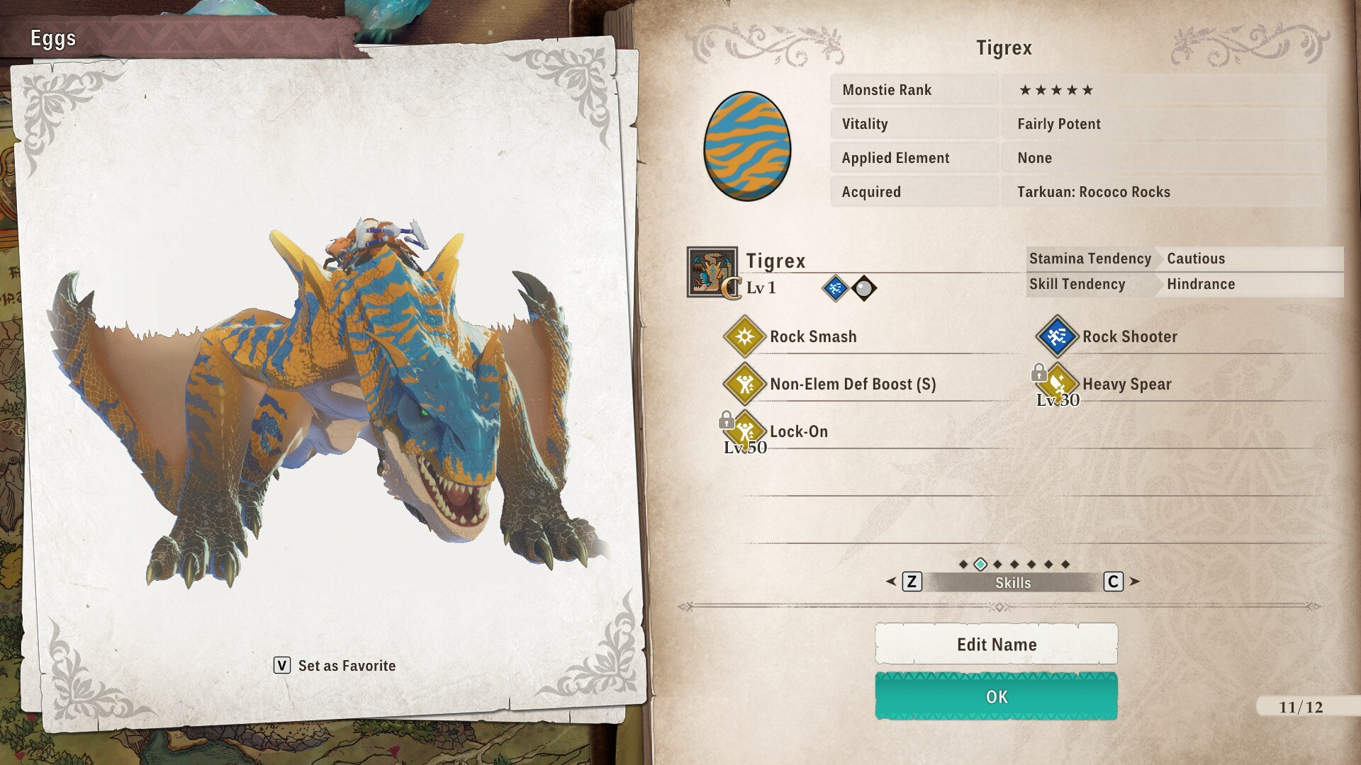 Monster Hunter Stories 3 Tigrex: How To Get, Stats, and Variants ...