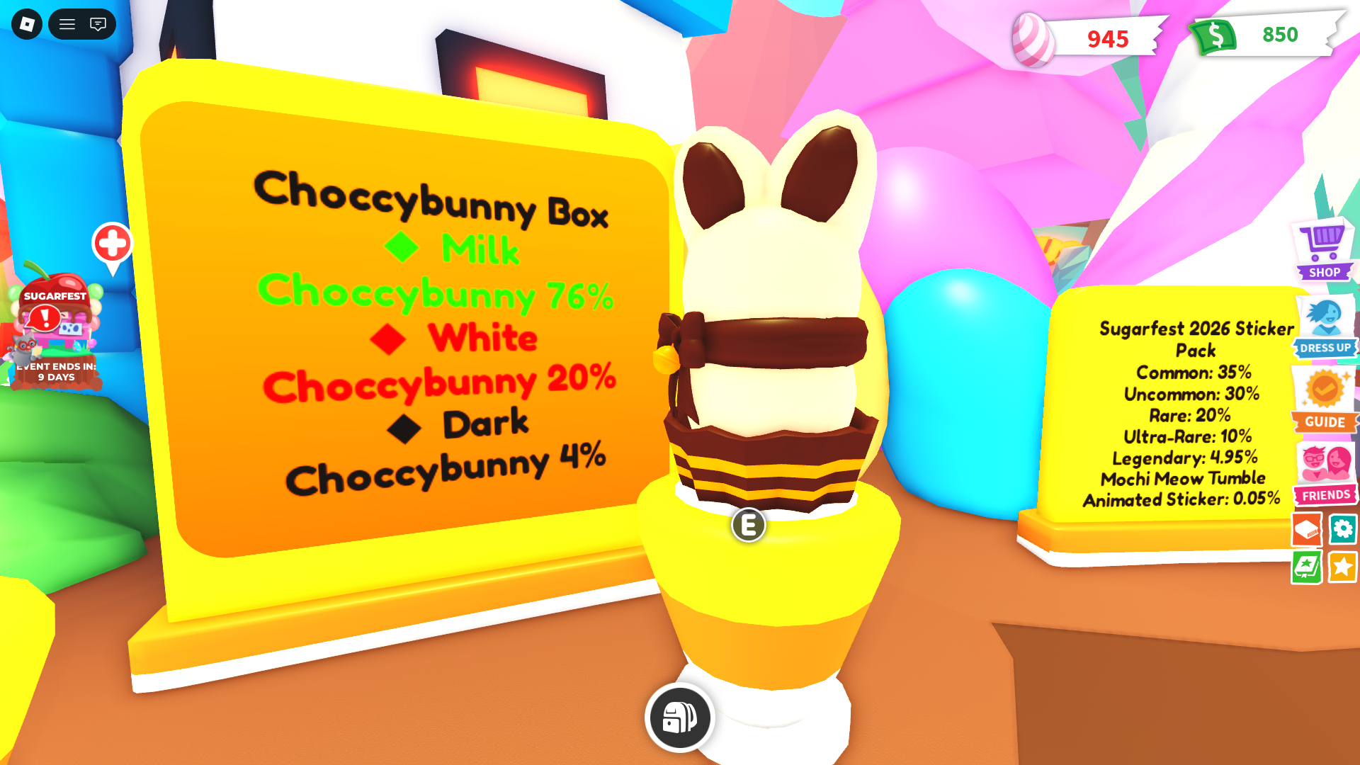How To Get White Choccybunny Pet in Adopt Me - Deltia's Gaming
