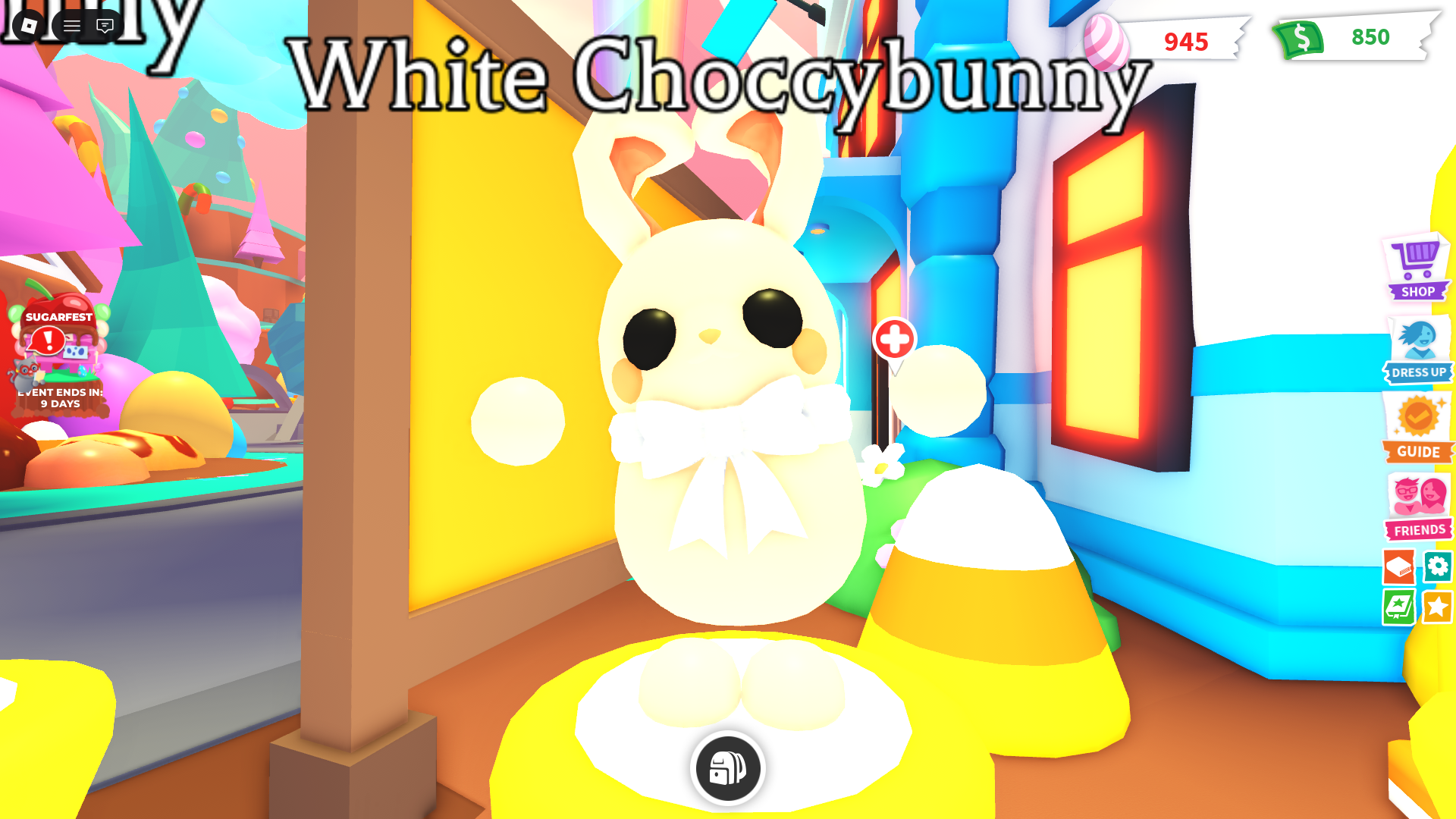 How To Get White Choccybunny Pet in Adopt Me - Deltia's Gaming