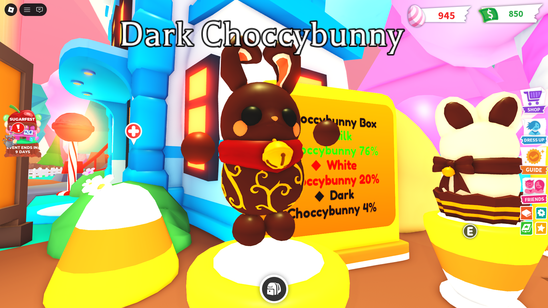 How To Get Dark Choccybunny Pet in Adopt Me - Deltia's Gaming
