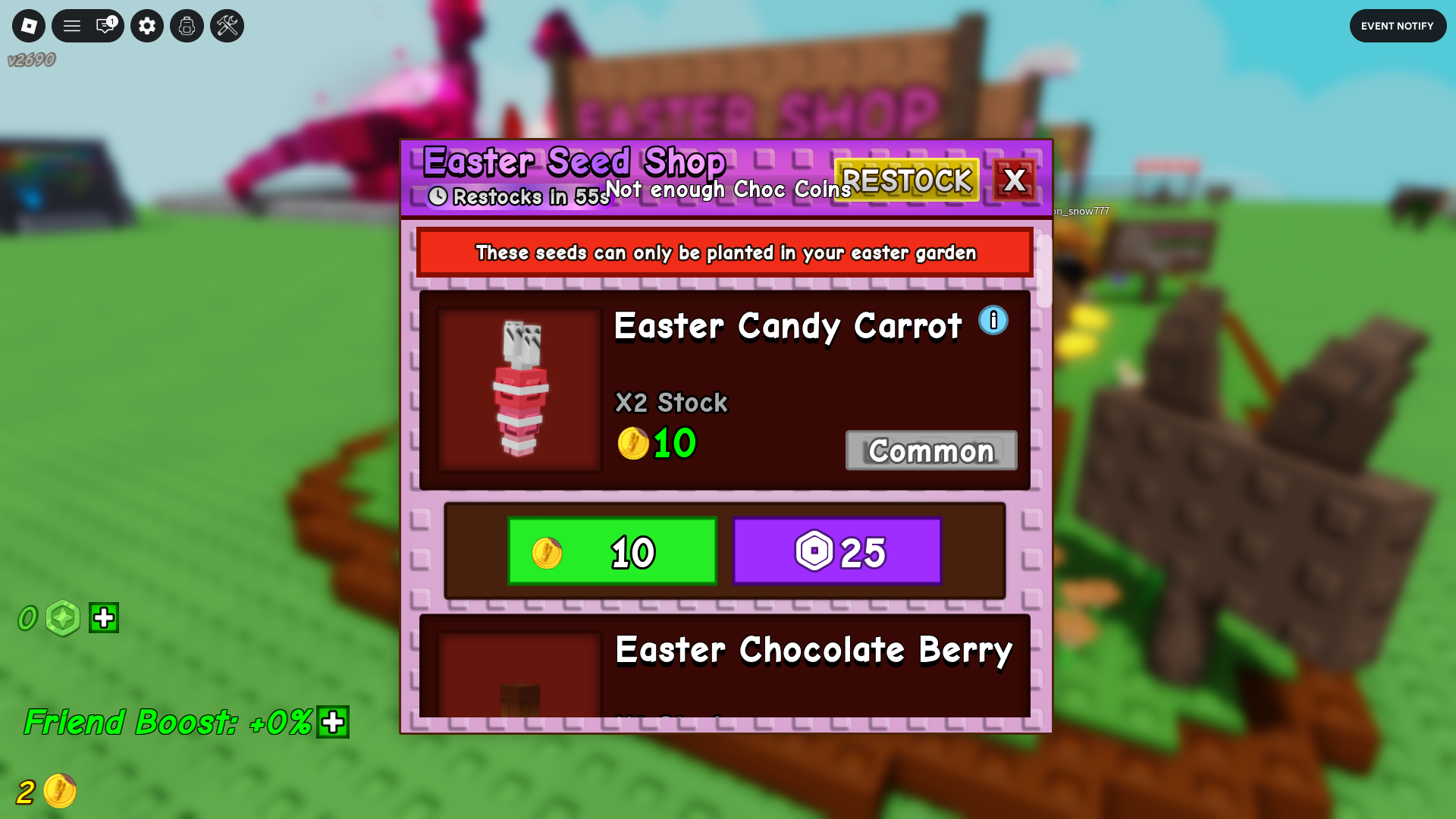 How To Farm Choc Coins in Grow a Garden - Deltia's Gaming