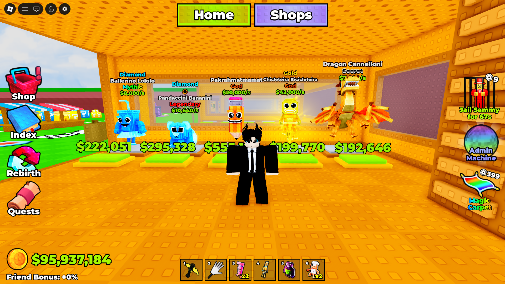 All Brainrots in Break a Lucky Block - Deltia's Gaming