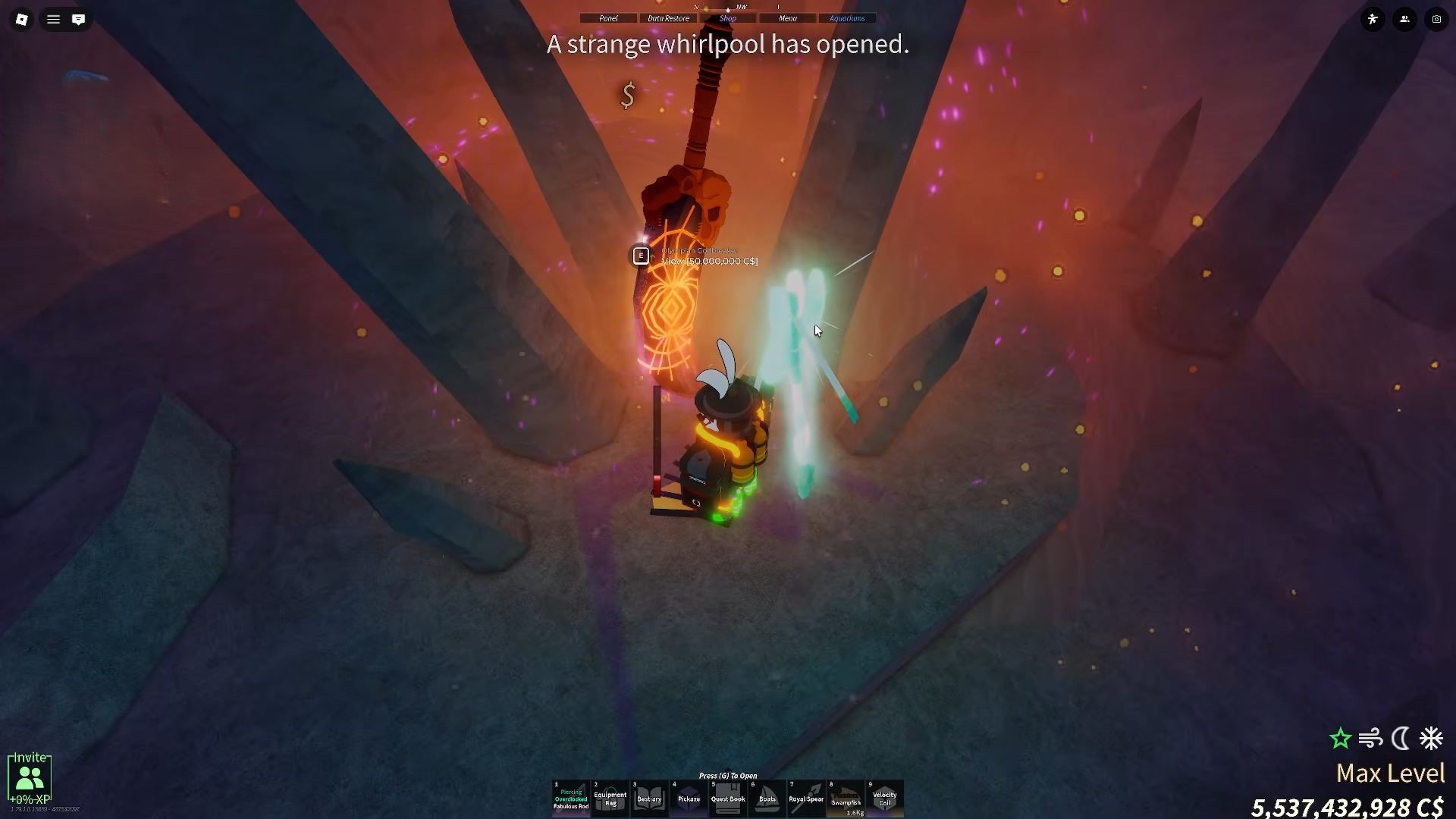 How To Get Olympian Godbreaker Rod in Fisch - Deltia's Gaming