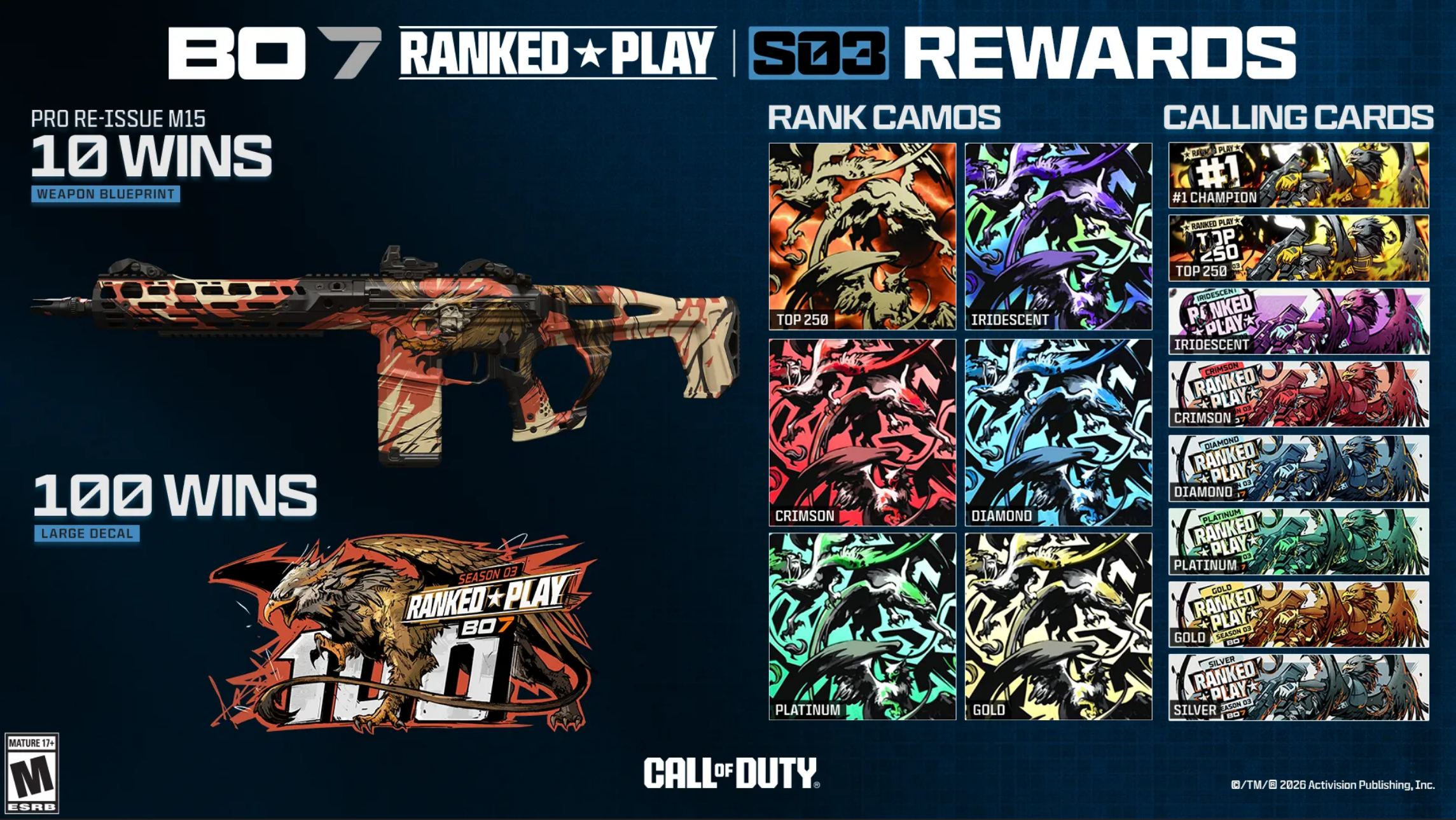 Black Ops 7 Season 3: All Ranked Play Rewards and How To Get Them ...