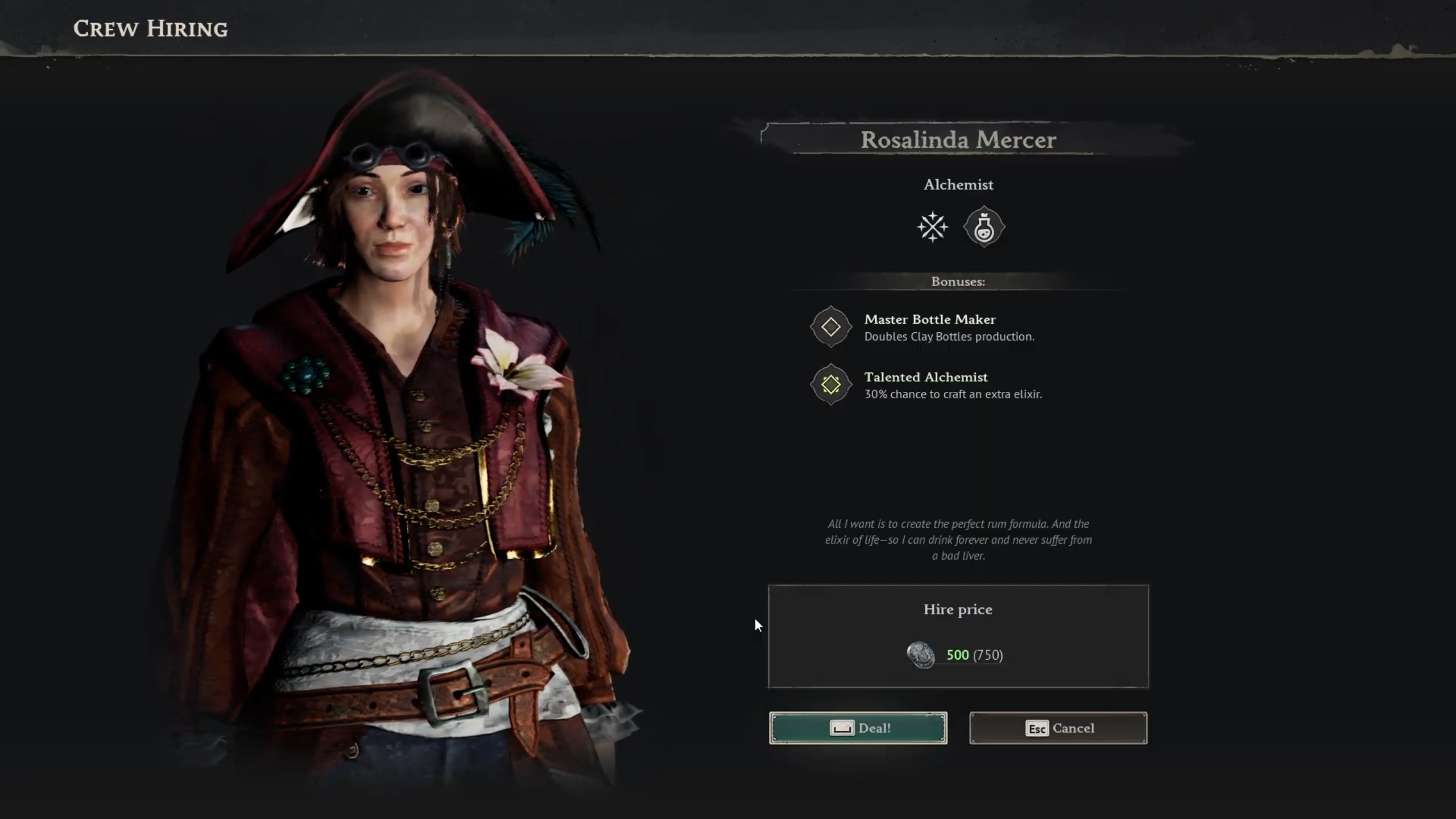 Windrose: How To Recruit Rosalinda Mercer - Deltia's Gaming