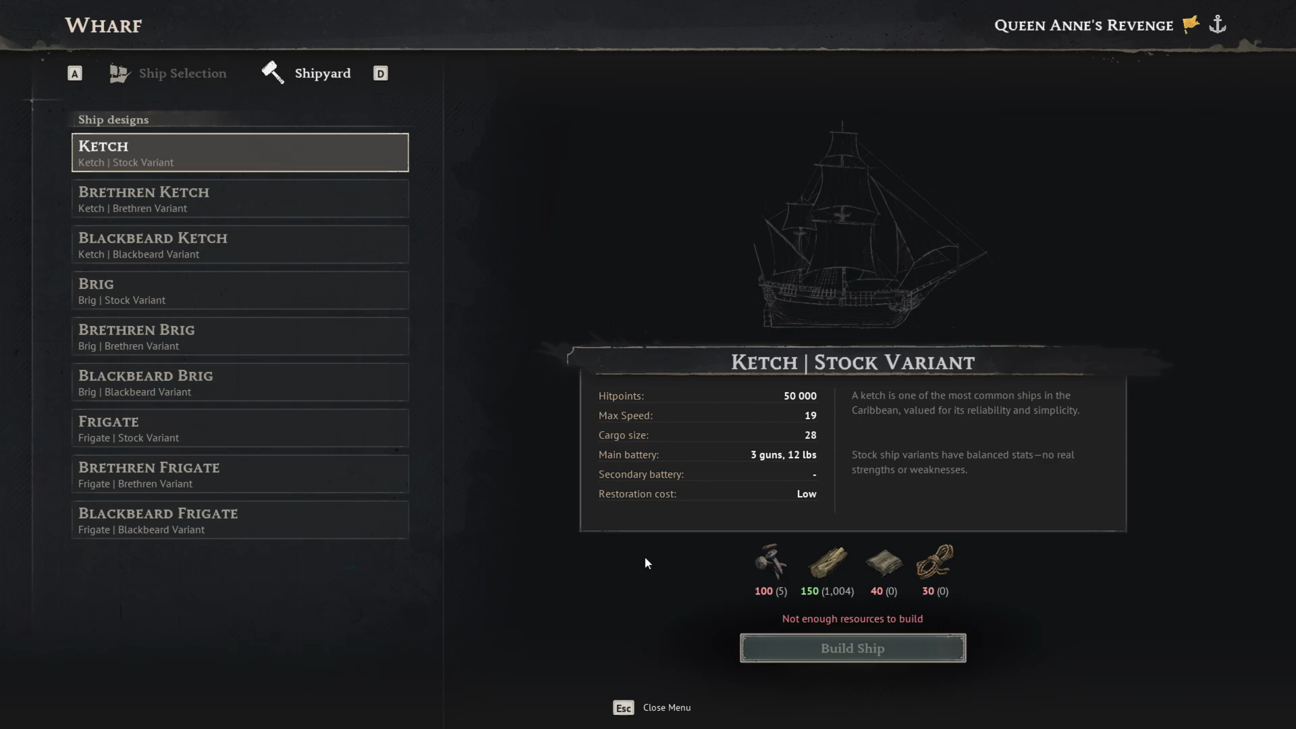 Windrose: All Ships and How To Unlock Them - Deltia's Gaming