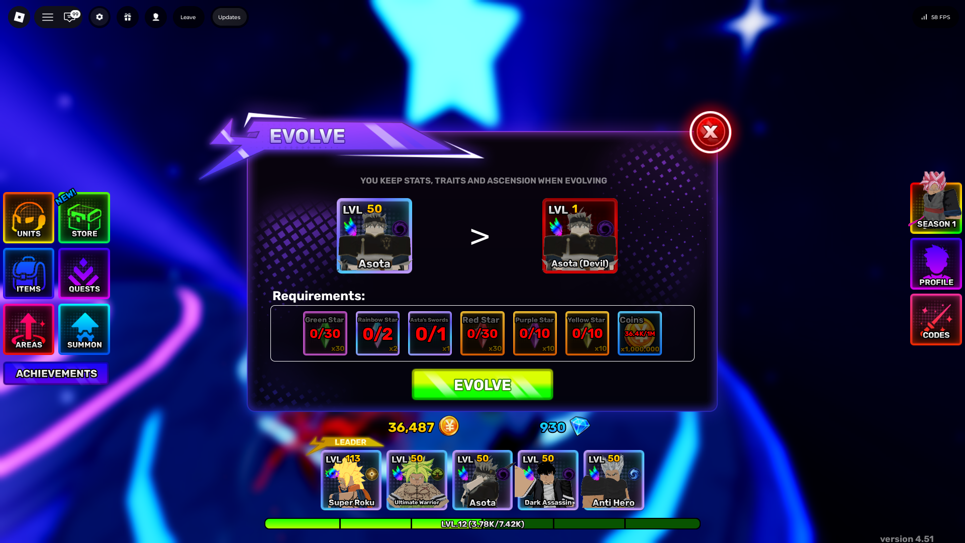 All Items in Anime Story 2 - Deltia's Gaming