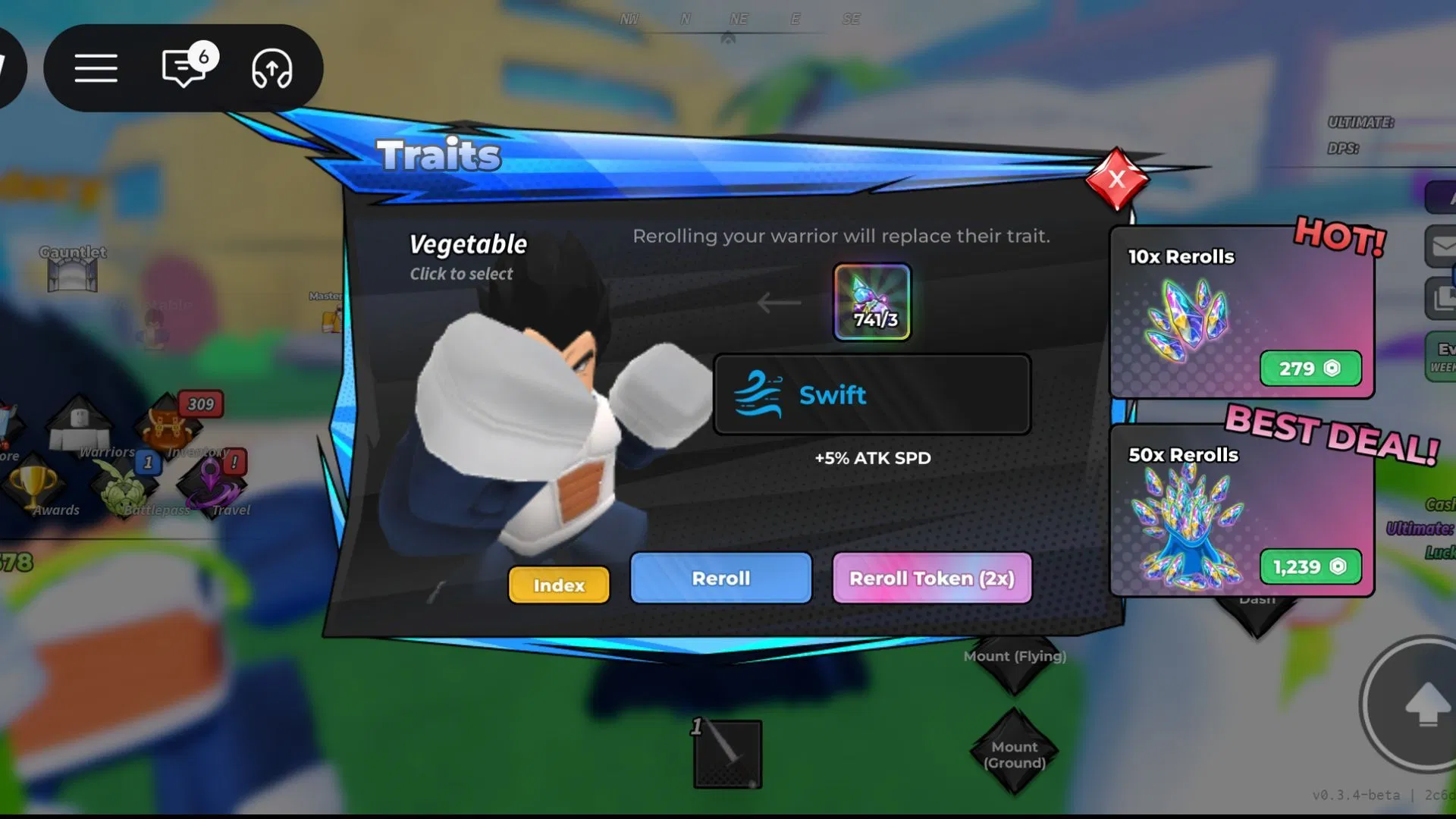 Anime Warriors III Traits Guide - Deltia's Gaming