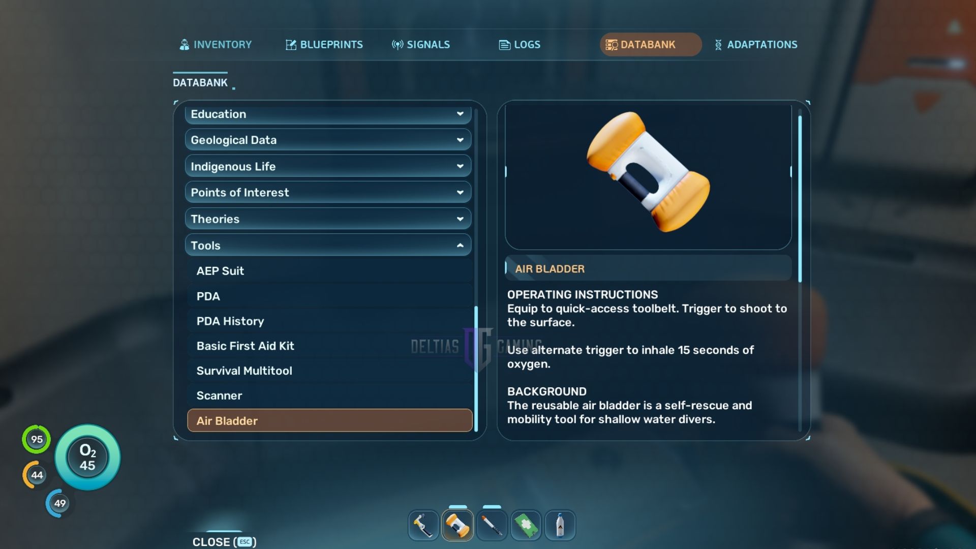 Subnautica 2: How To Get and Use Air Bladder - Deltia's Gaming