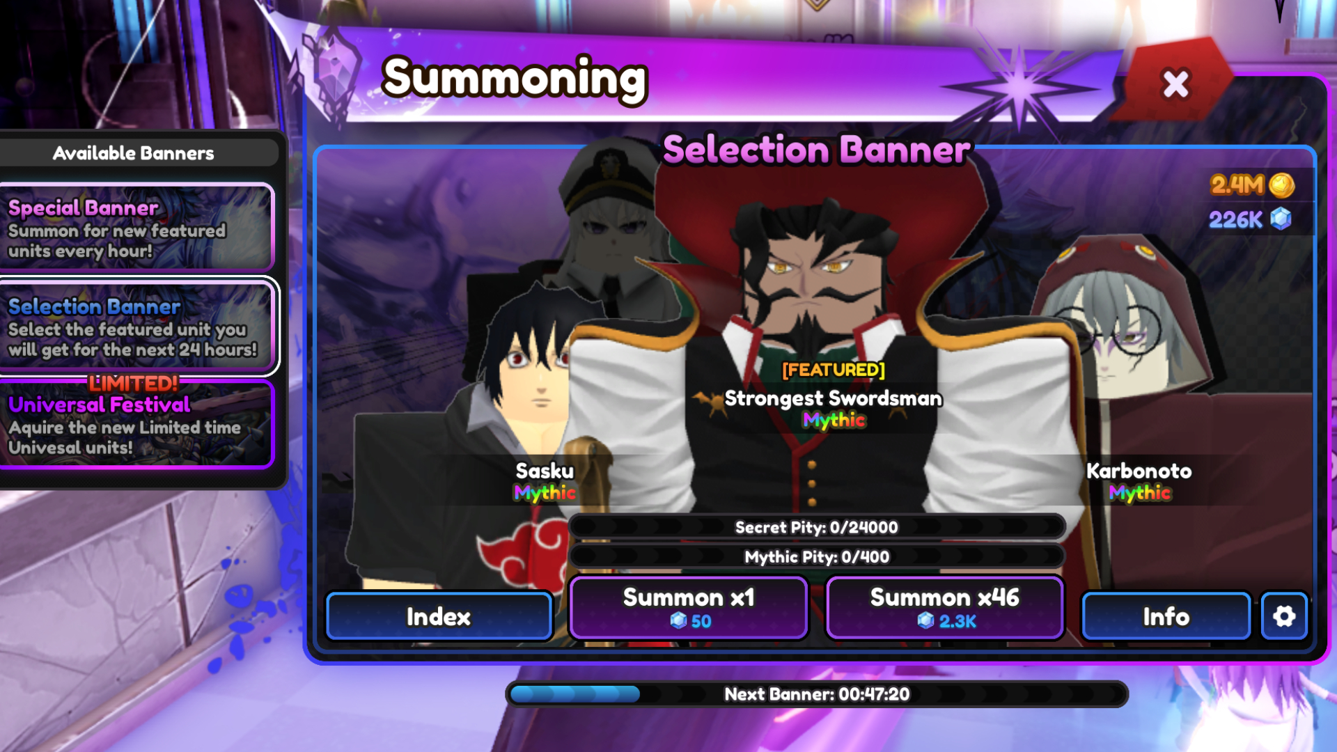 Universal Tower Defense X Strongest Swordsman (Hunter) Guide (Mihawk ...