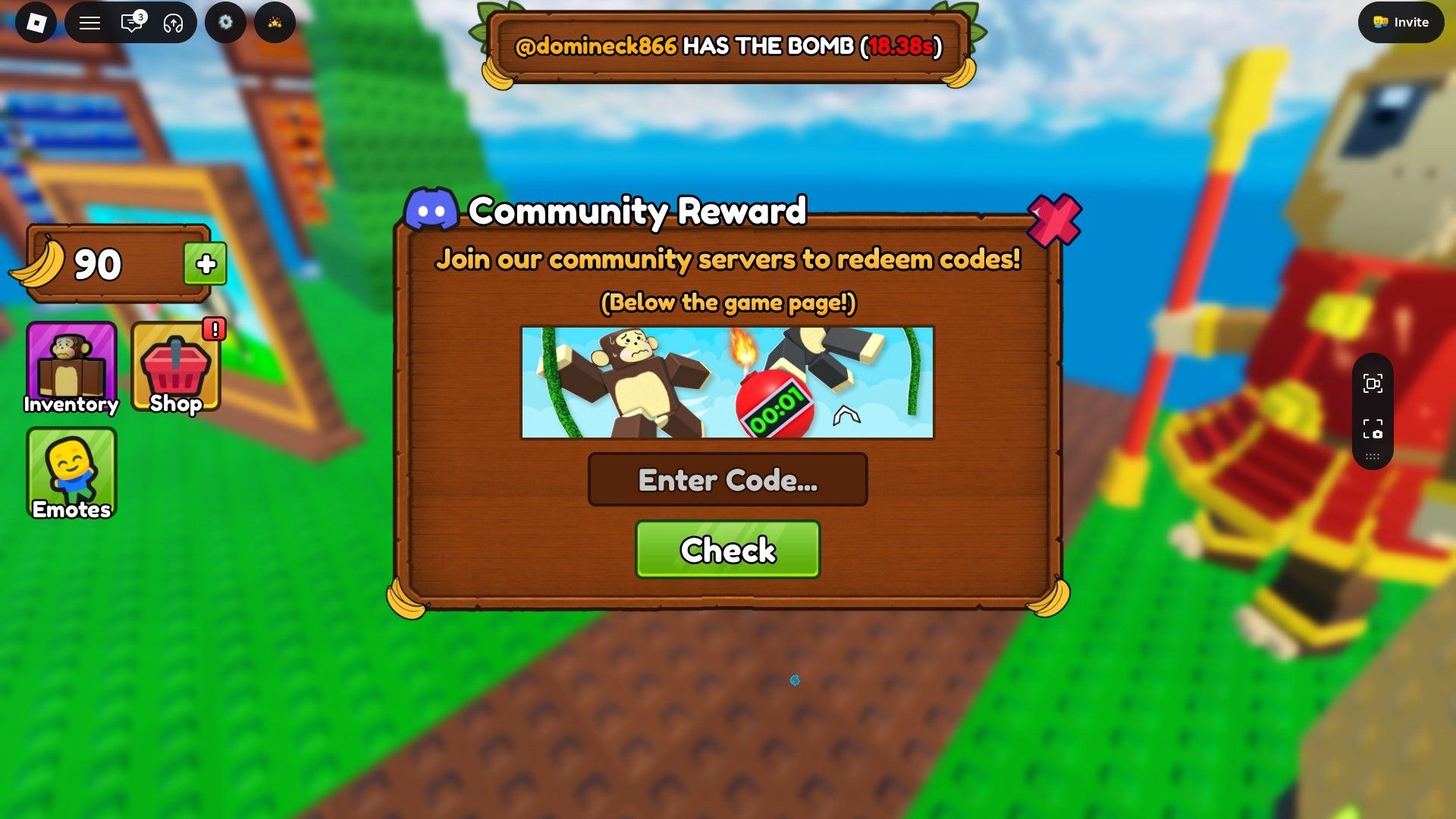 Monkey Bomb Tag Codes (May 2026) - Deltia's Gaming