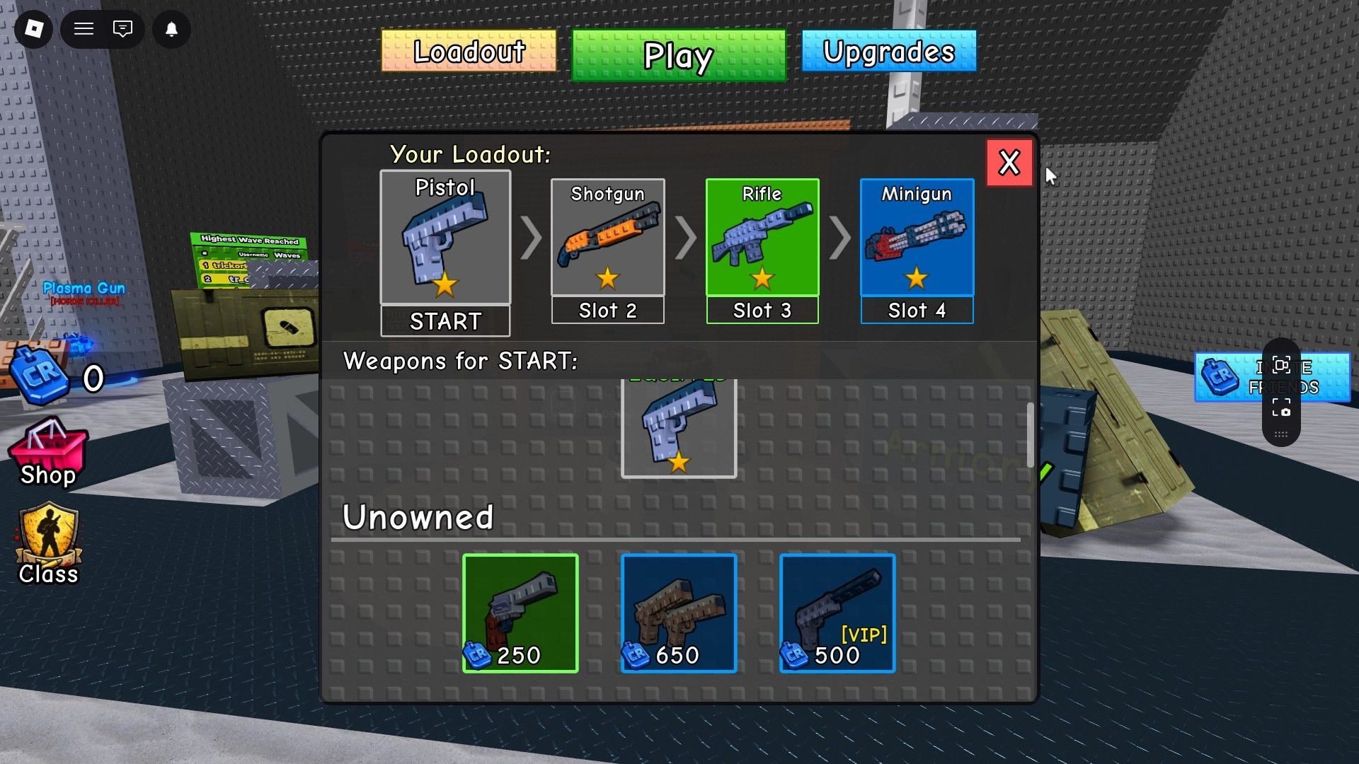All Weapons in Survive Zombie Arena - Deltia's Gaming