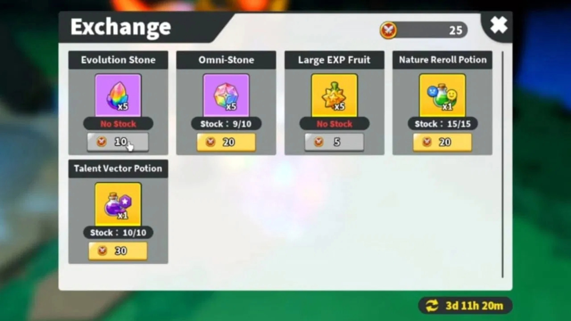 Evomon Evolution Stone Guide - Deltia's Gaming